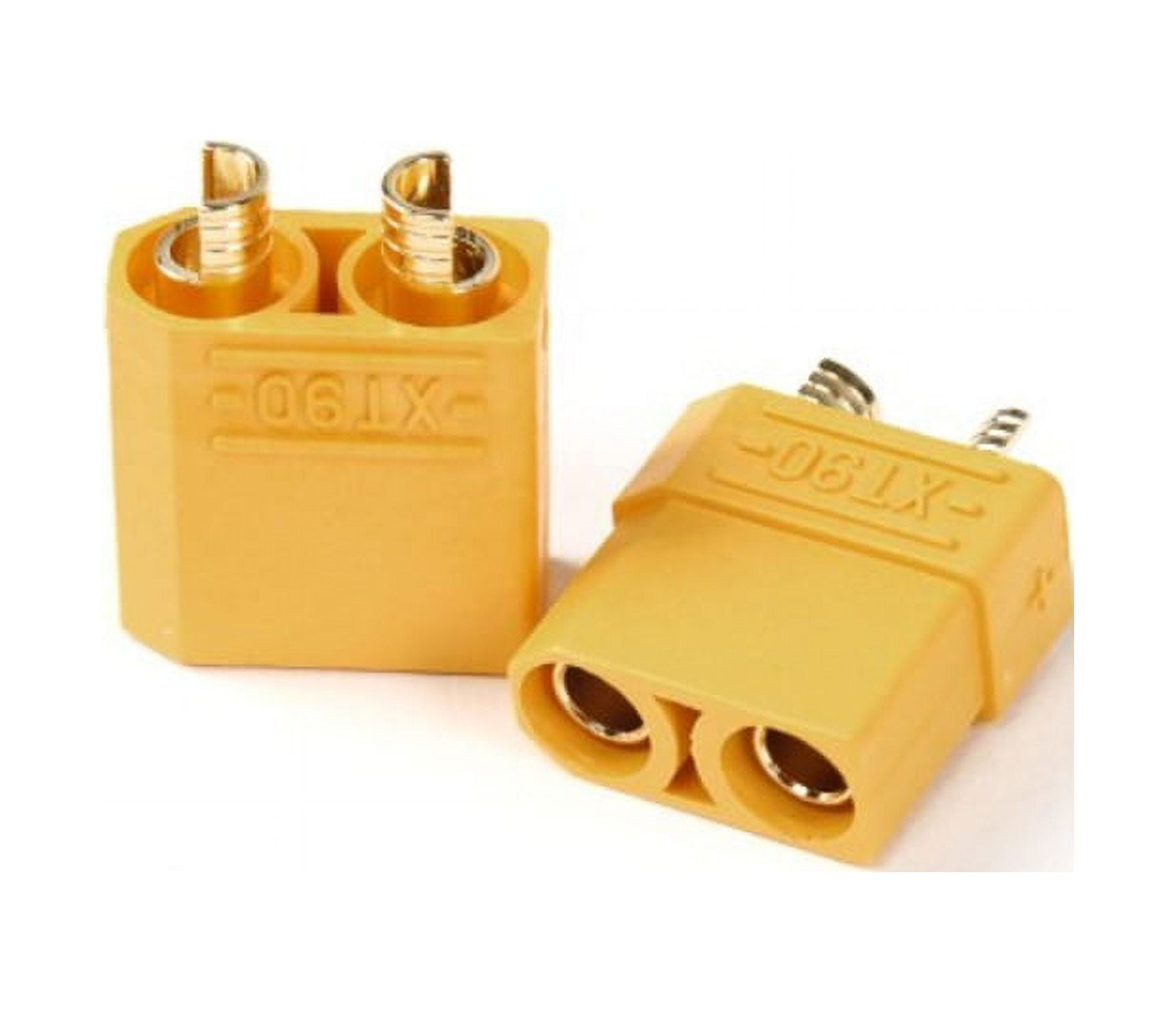 HobbyFlip XT90 Connectors Male Female Pair RC Power High-Amp 5mm Bullet ...