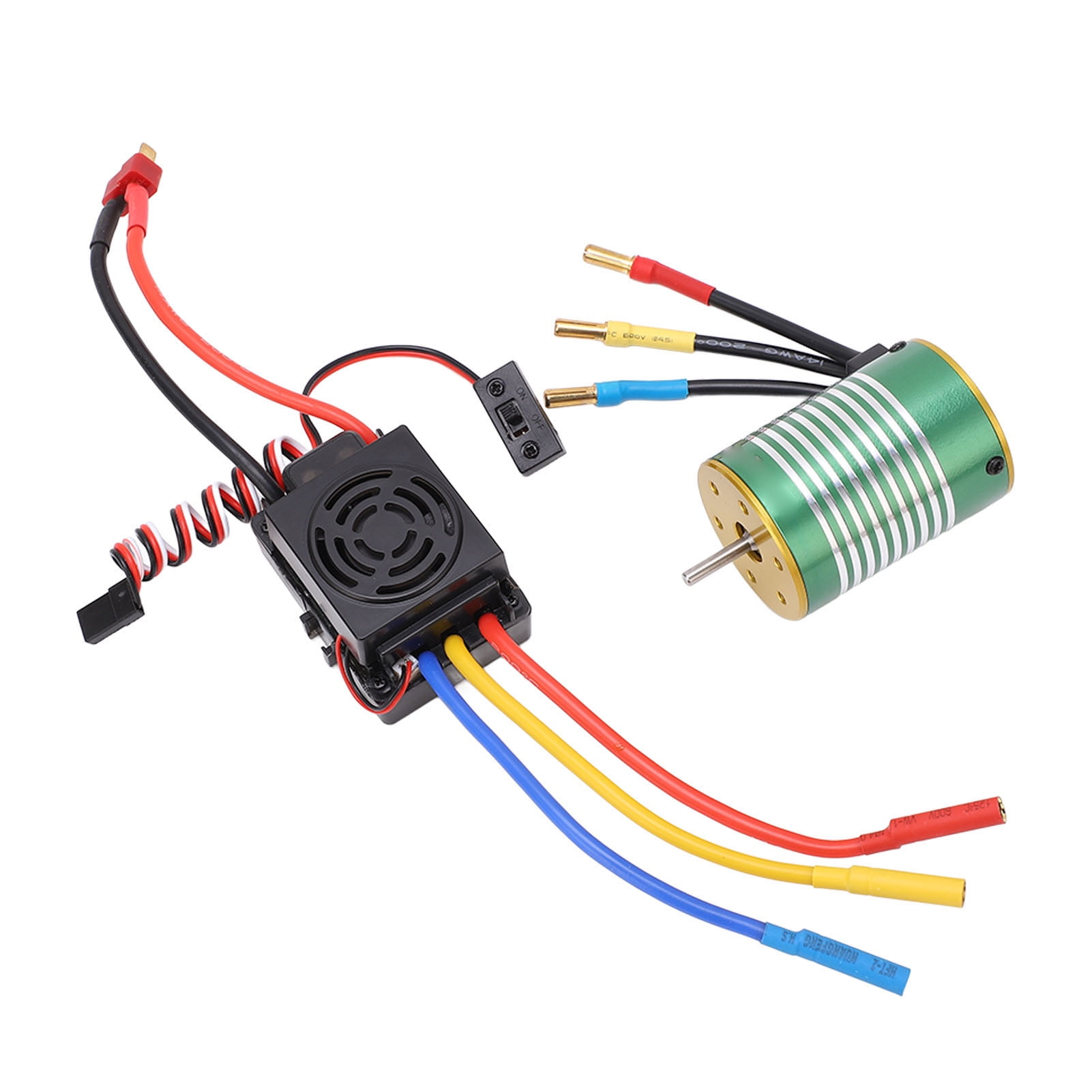 Hobbyfans 3650 4300KV Brushless Motor and 60A ESC Combo Kit, CNC ...