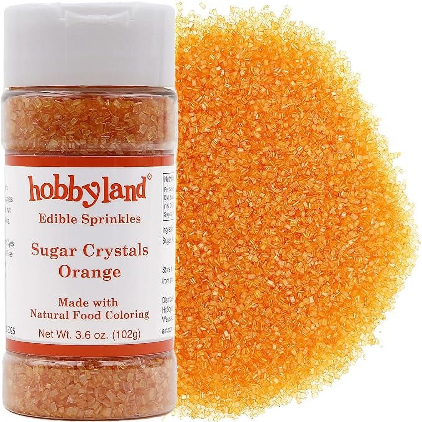 Hobbyland All Natural Sanding Sugar (Blue Sugar, 4 oz) Made with ...