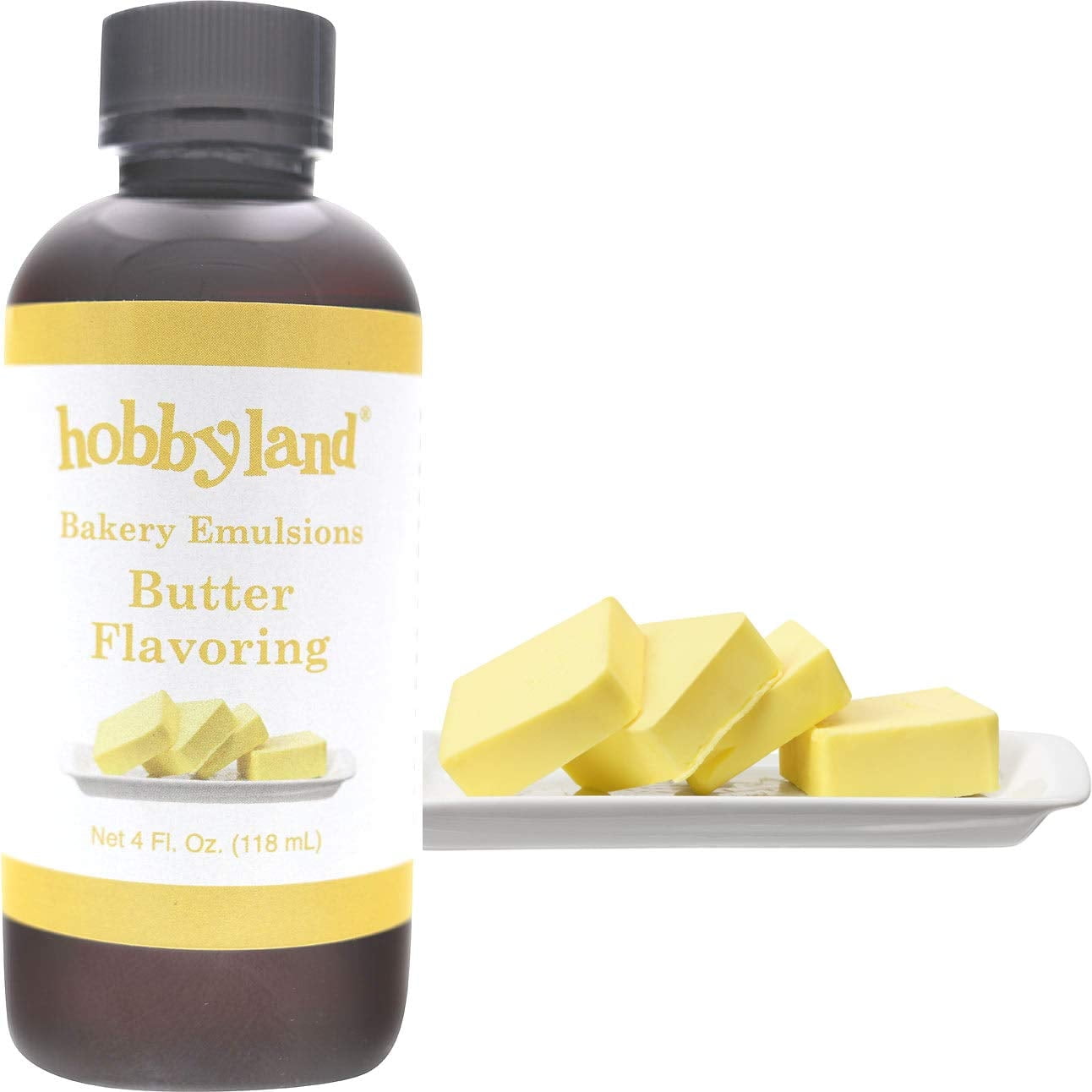 Hobbyland Bakery Emulsions (Butter Flavoring, 4 fl oz), Butter Baking ...