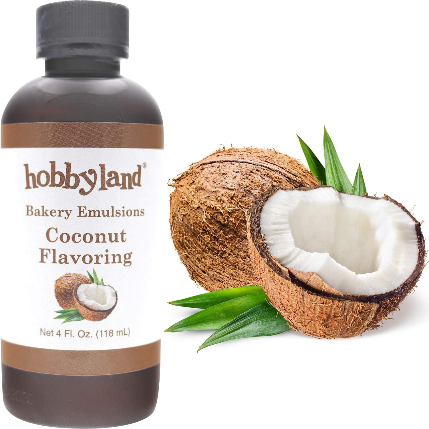 Hobbyland Bakery Emulsions (Coconut Flavoring, 4 fl oz), Coconut Baking ...