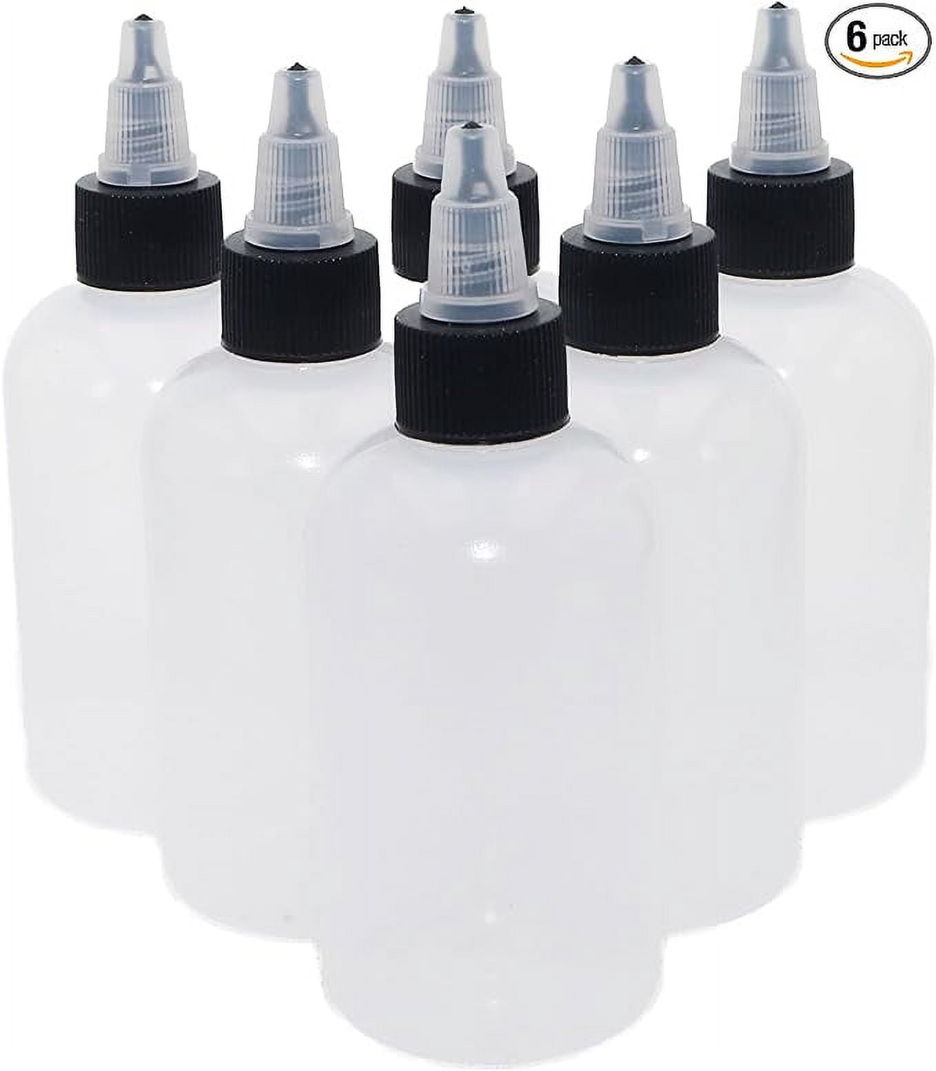 Hobbyland Squeeze Bottles, LDPE Plastic Bottles, Natural Boston Round ...