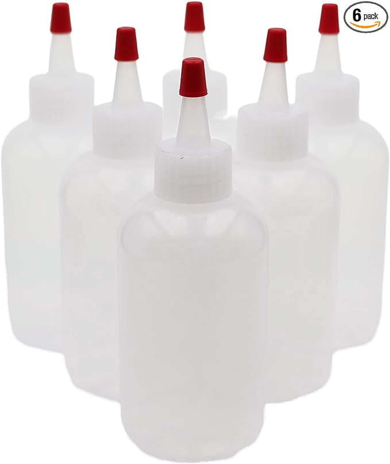 Hobbyland Squeeze Bottles, LDPE Plastic Bottles, Natural Boston Round ...