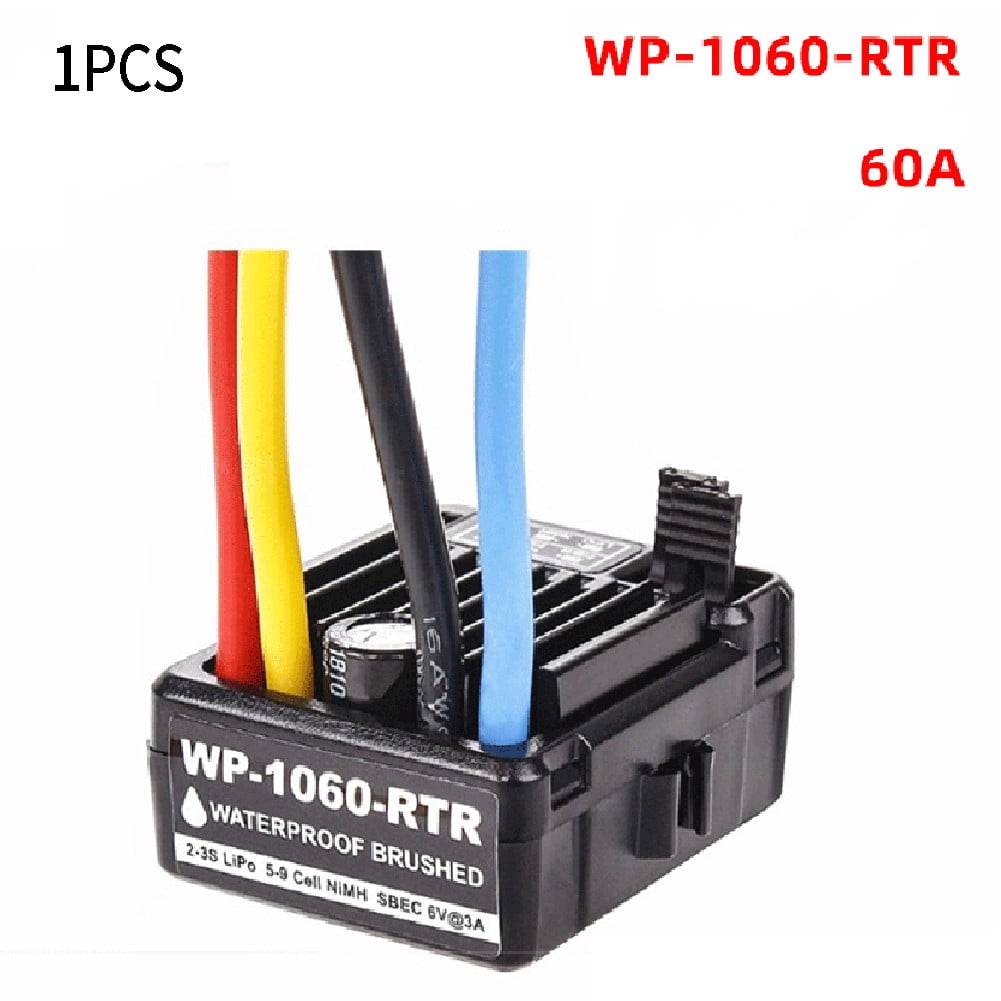 Hobbywing QuicRun 1060-RTR 60A Brushed ESC Electronic Speed Controller ...