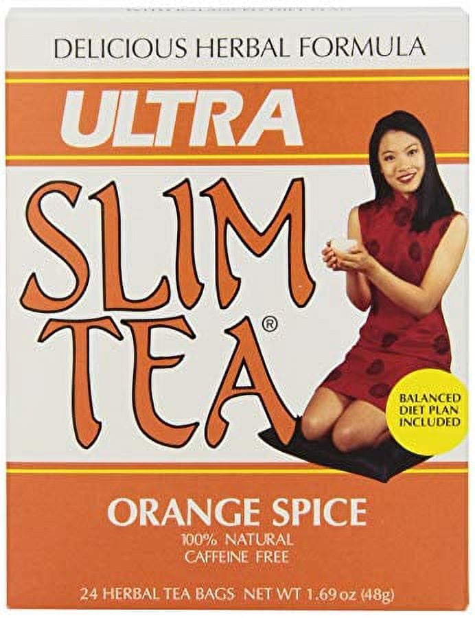 Ultra Slim Tea Orange Spice - 24 Tea Bags (1.69 oz / 48 Grams) by Hobe ...