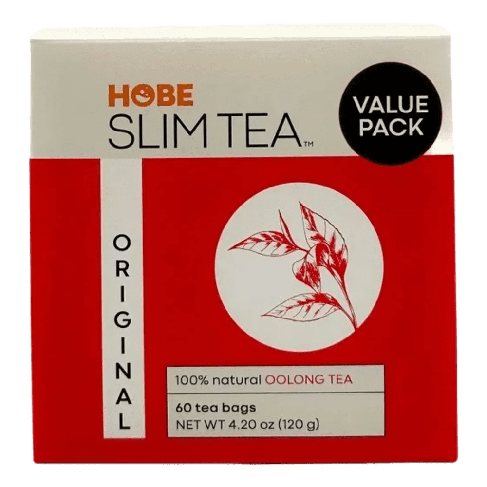 Hobe Labs Slim Tea Bags 100% Natural Original, Caffeine Free, 60 Ea, 3 ...