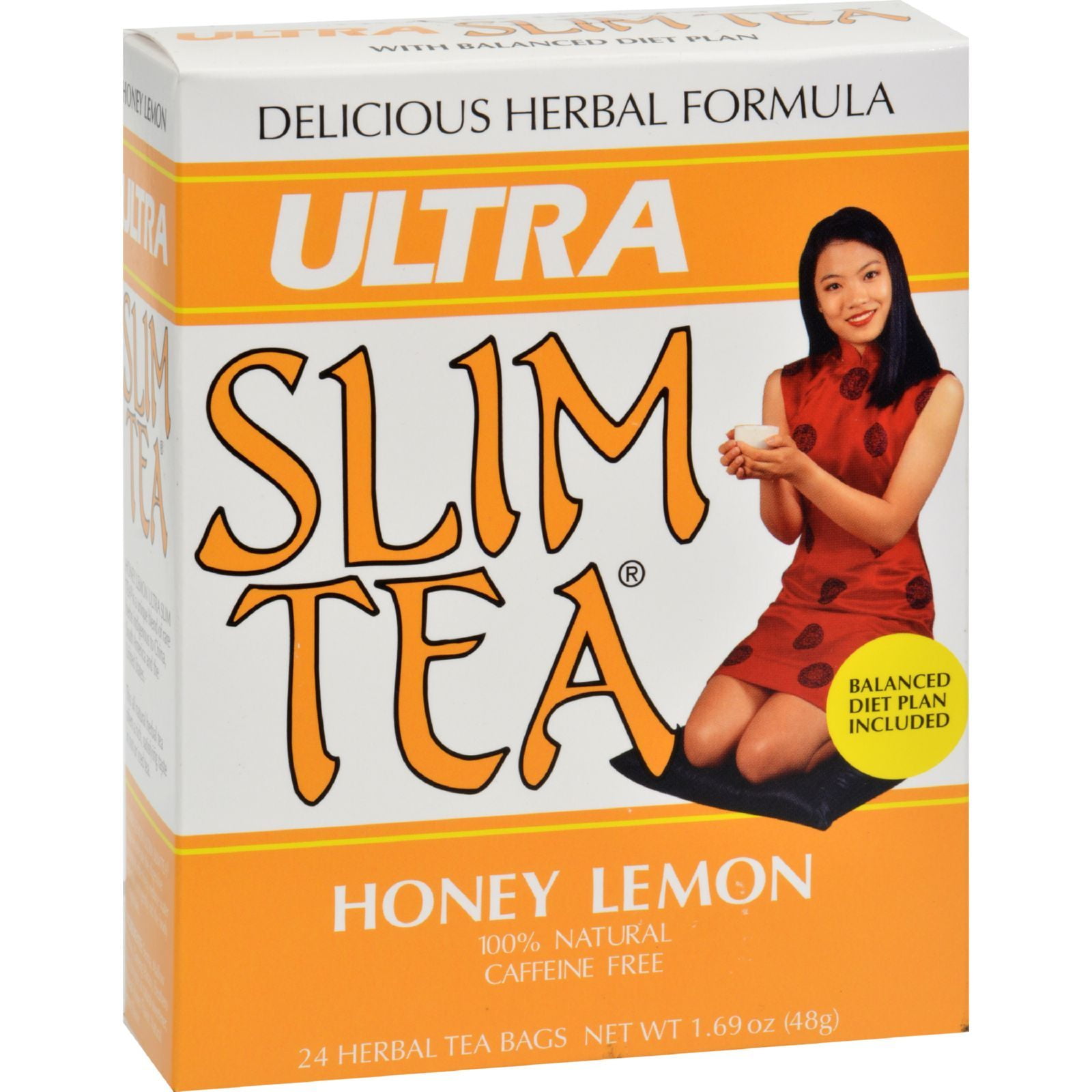 Hobe Labs Ultra Slim Tea Honey Lemon - 24 Tea Bags - Walmart.com