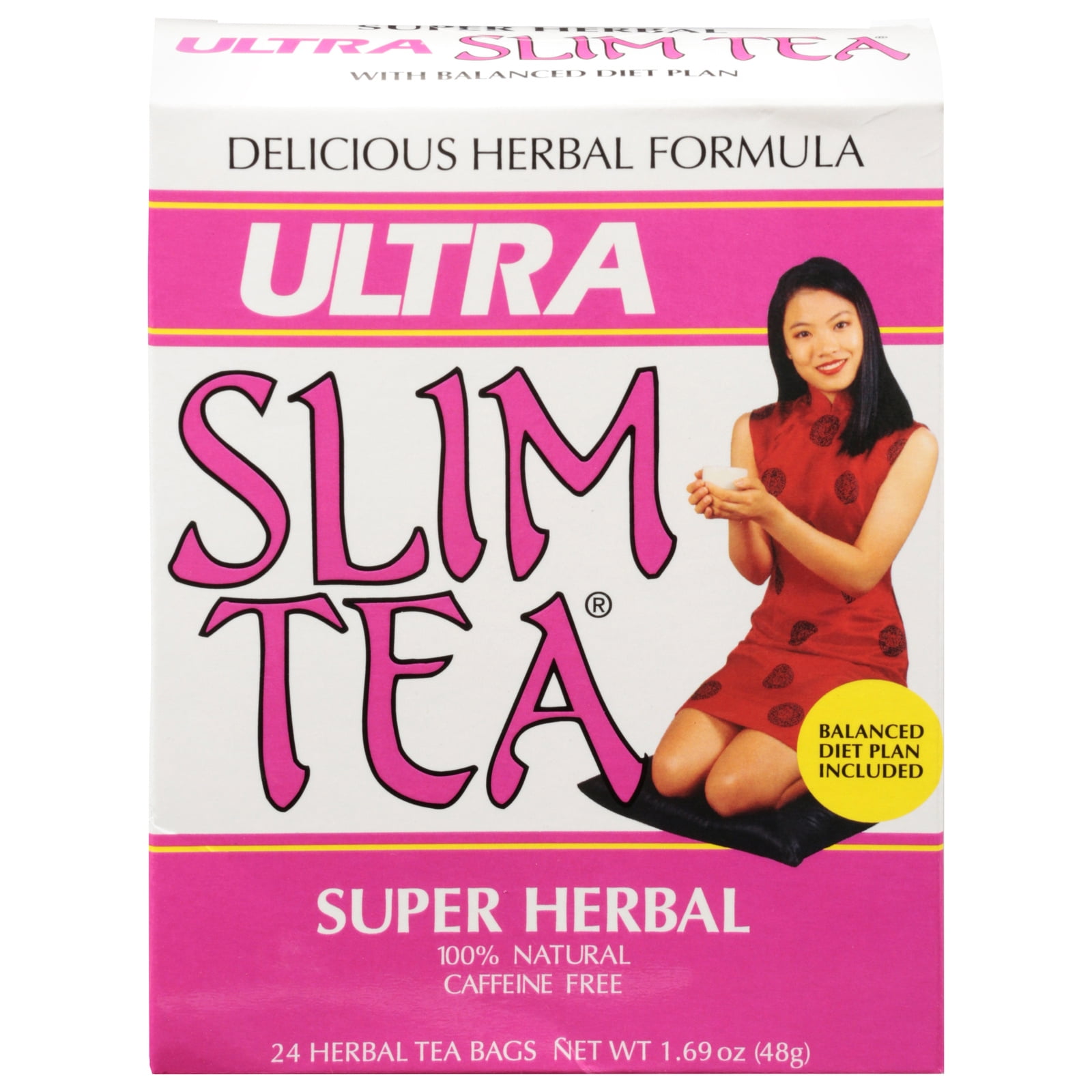 Hobe Labs Ultra Slim Tea Super Herbal - 24 Tea Bags - Walmart.com