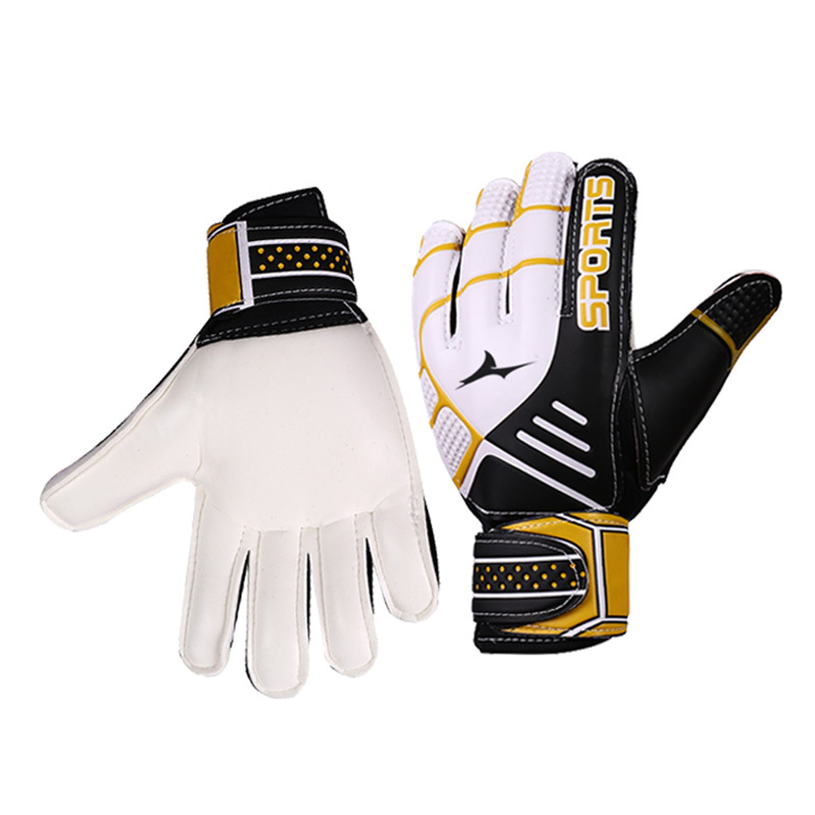 Hobeauty Goalkeeper Gloves 1 Pair Soccer Goalie Gloves with Double ...