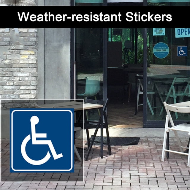 Hobeauty Long-lasting Stickers Disability Stickers Clear Content ...