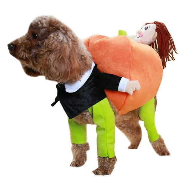 Hobeauty Pumpkin Pet Costume Halloween Pet Costume Cute Pumpkin Design ...
