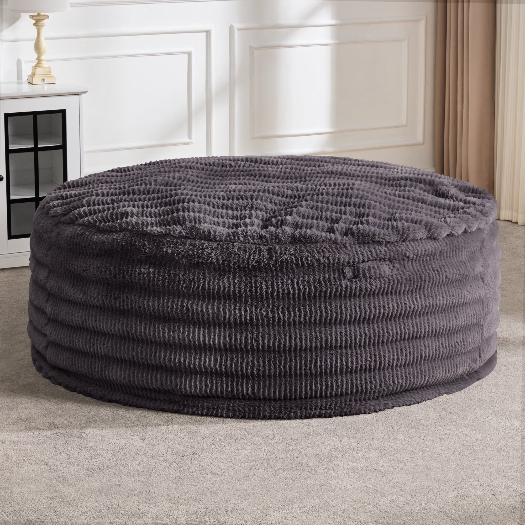 Hobestluk Bean Bag Chairs Beanbag Chair with Filler Adult Bean Bags ...
