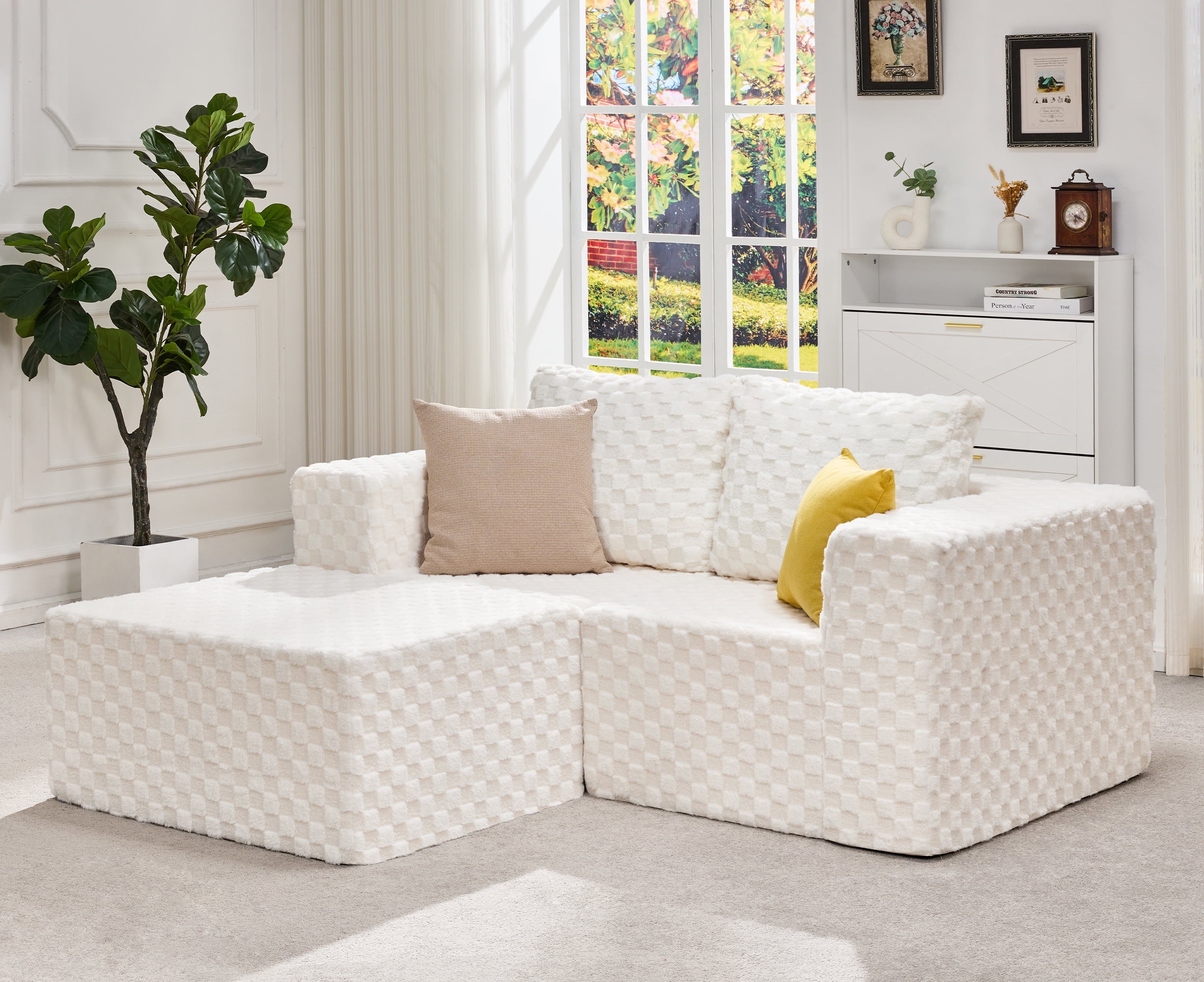 Hobestluk Modular Sectional Sofa Memory Foam Couch L Shape Sofa for ...