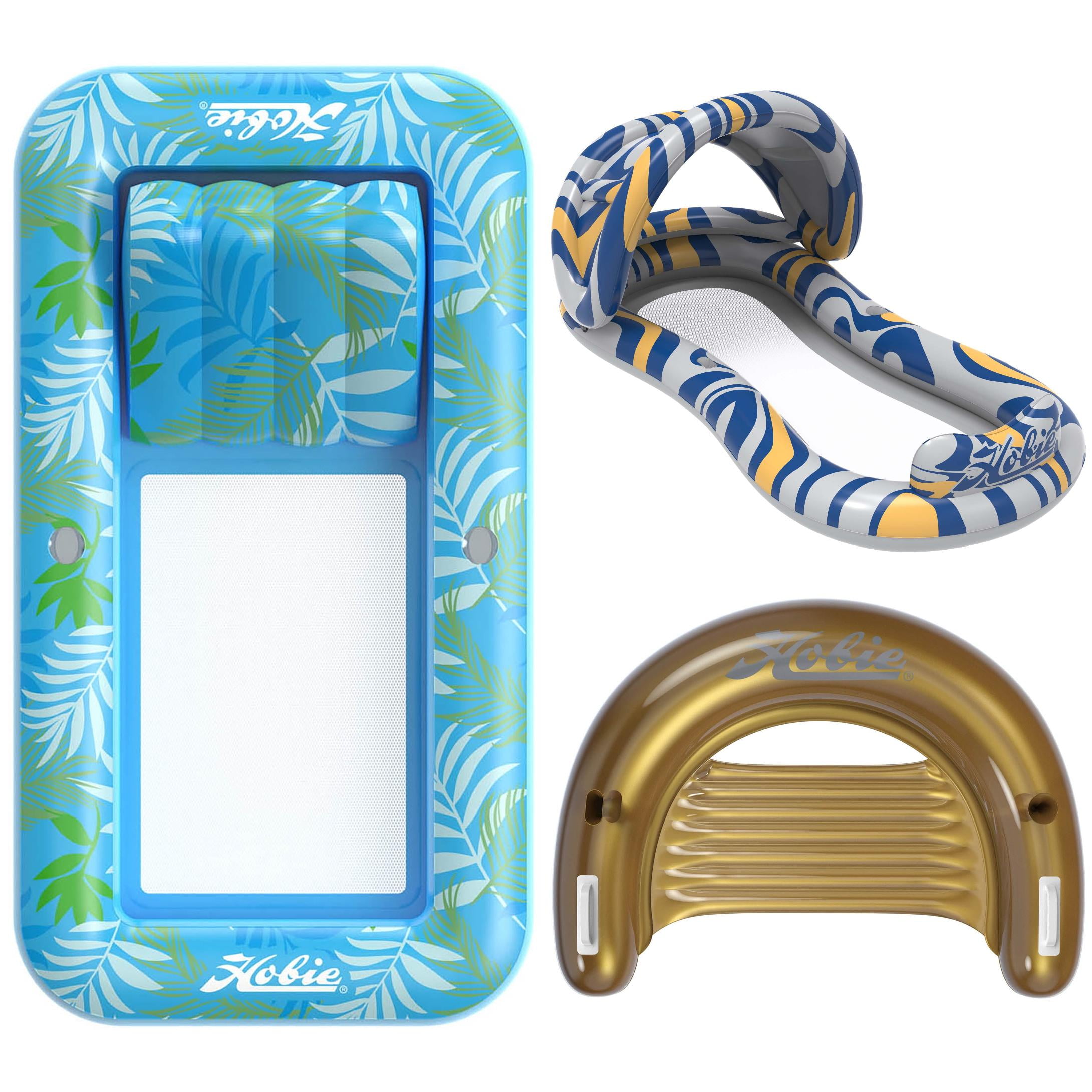 Hobie Inflatable Day Bed Float with Backrest, Ages 8 & up, Unisex ...