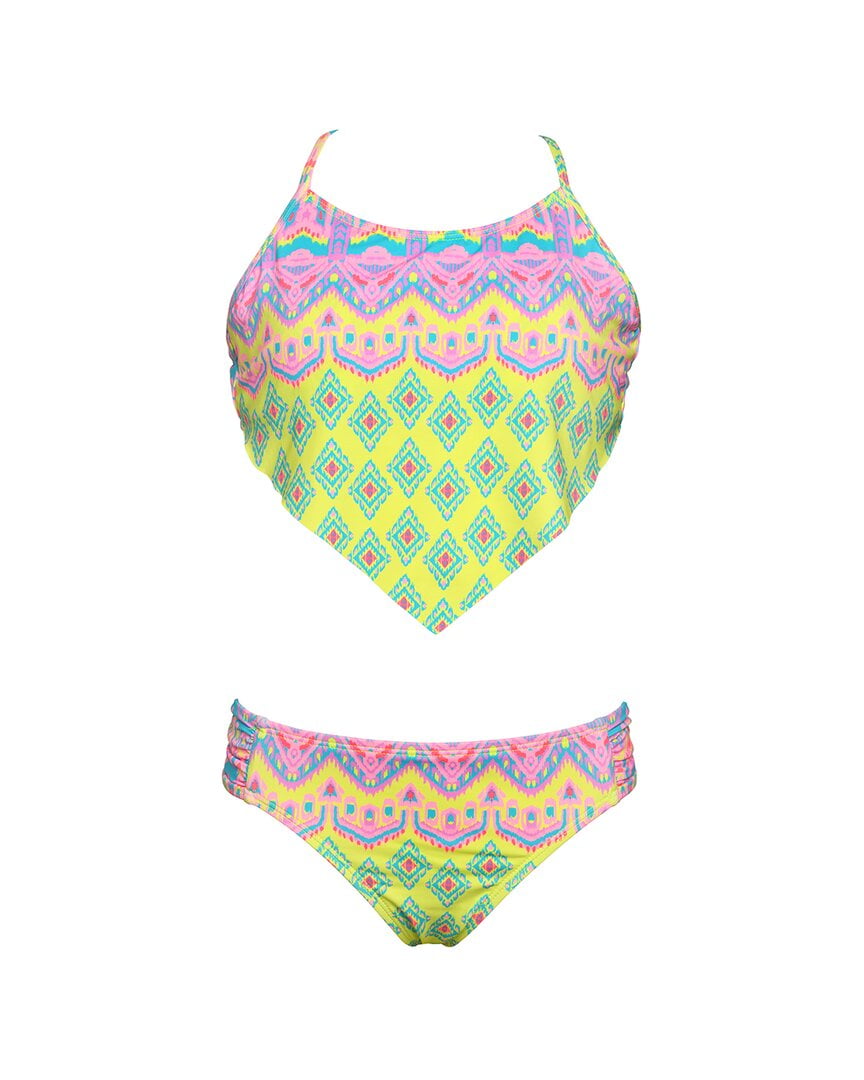 Hobie girls Ikat 2pc Swim Set, 8, Yellow - Walmart.com