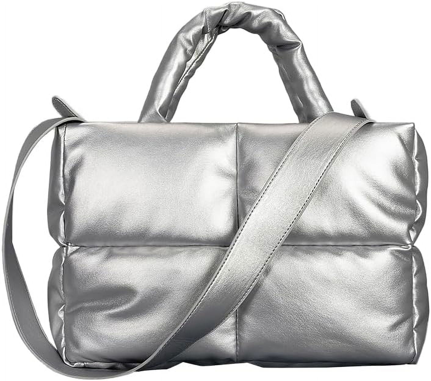 Hobo Bags for Women Soft Puffer Down Padding Shoulder Bags Top-Handle ...