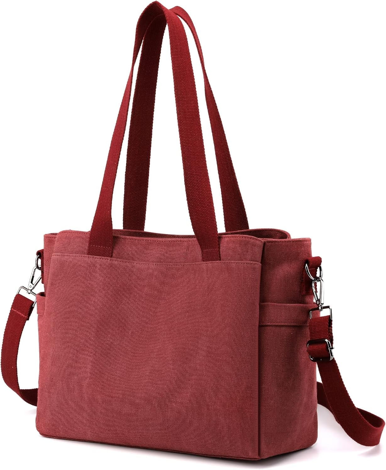 Hobo Handbags Canvas Crossbody Bags for Women, Multi Compartment Large ...