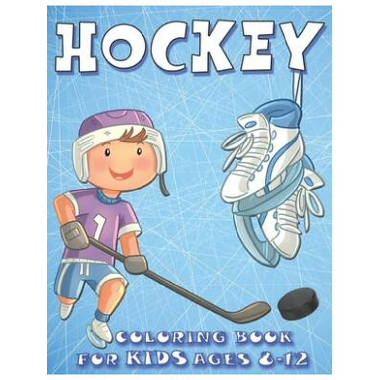 coloring book hockey