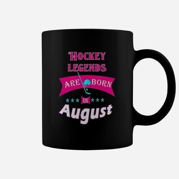 Hockey Legends Are Born In August Coffee Mug - Walmart.com