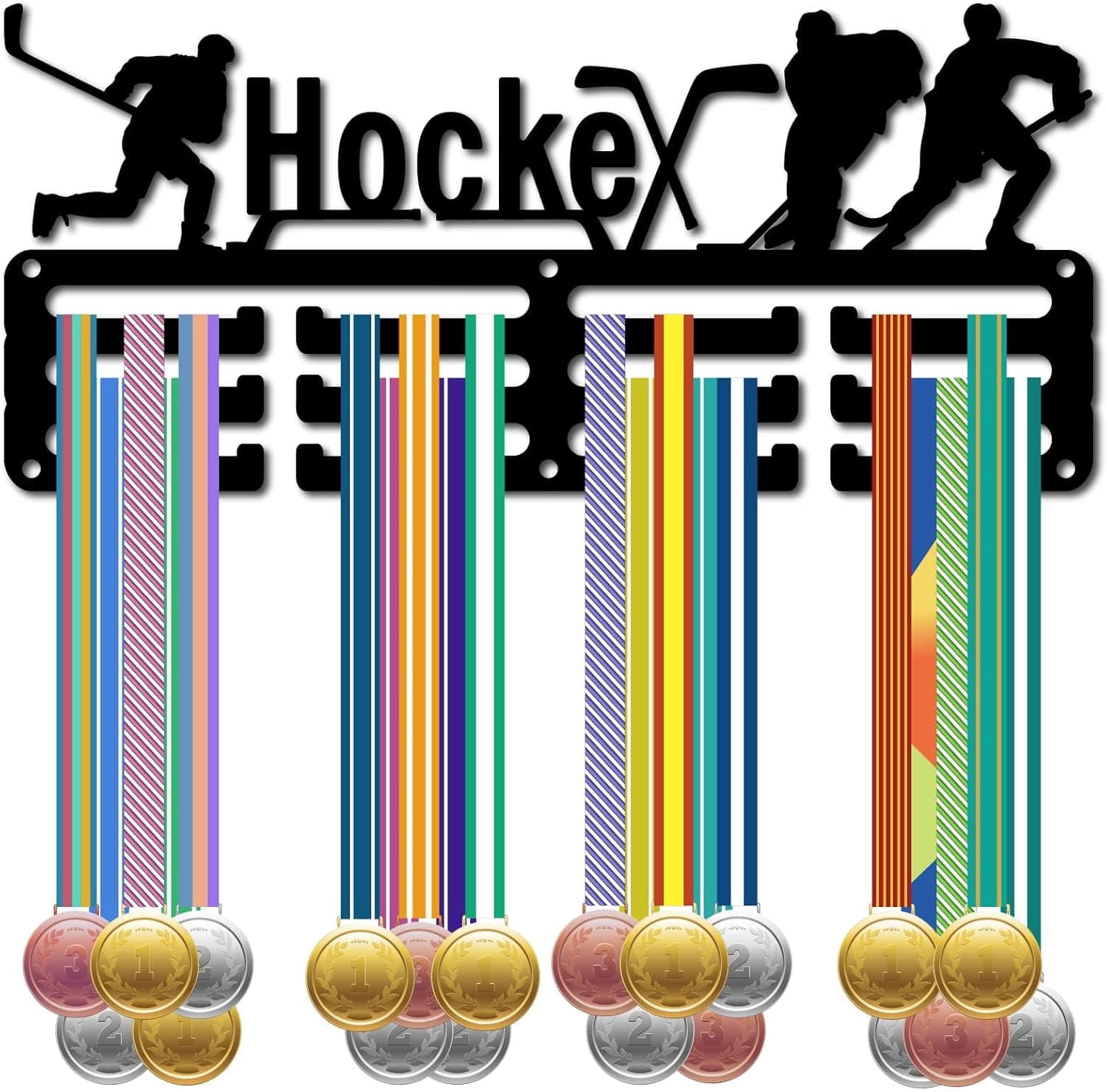 Hockey Medal Hanger Display Sports Medal Holder Iron Rack Small Metal ...