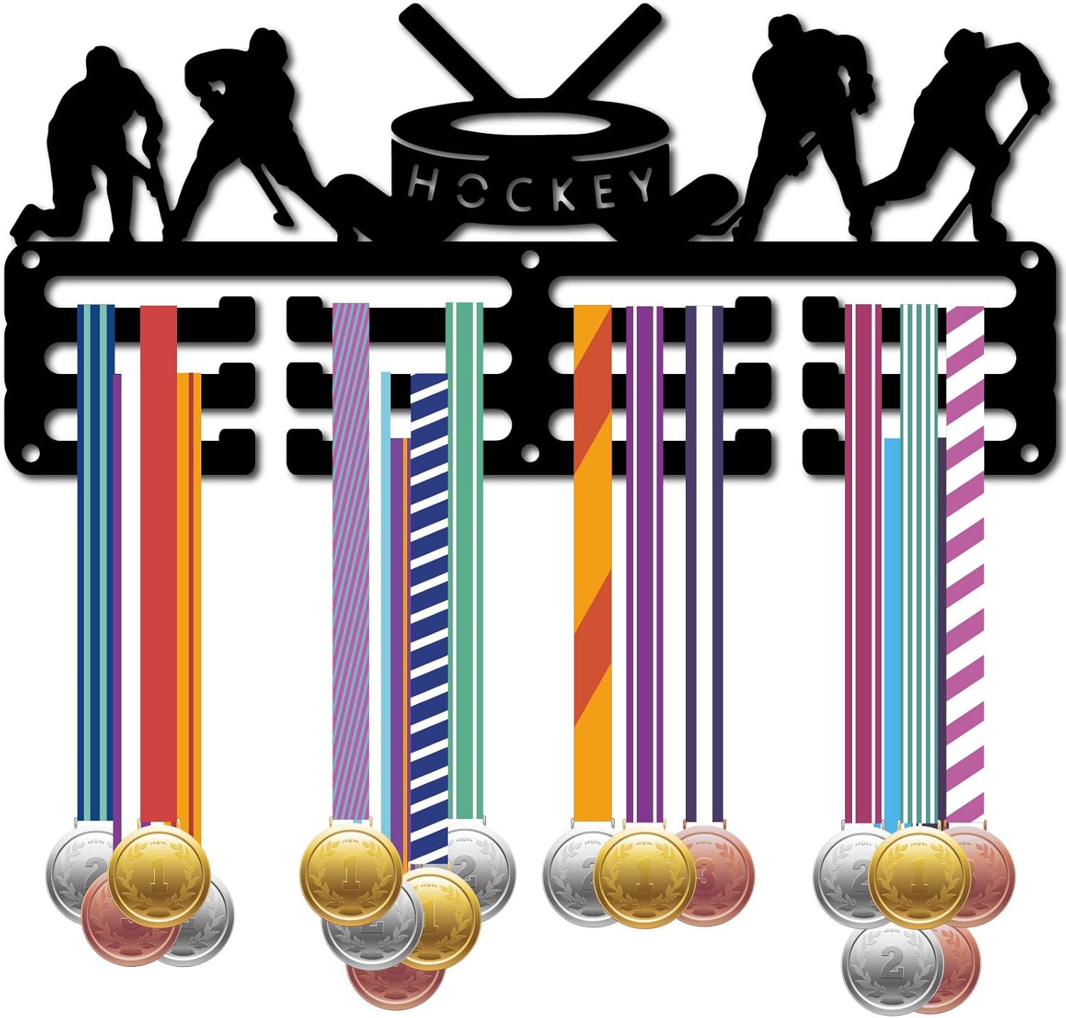 Hockey Medal Hanger Medal Holder Display Sports Rack Iron Frame Small ...
