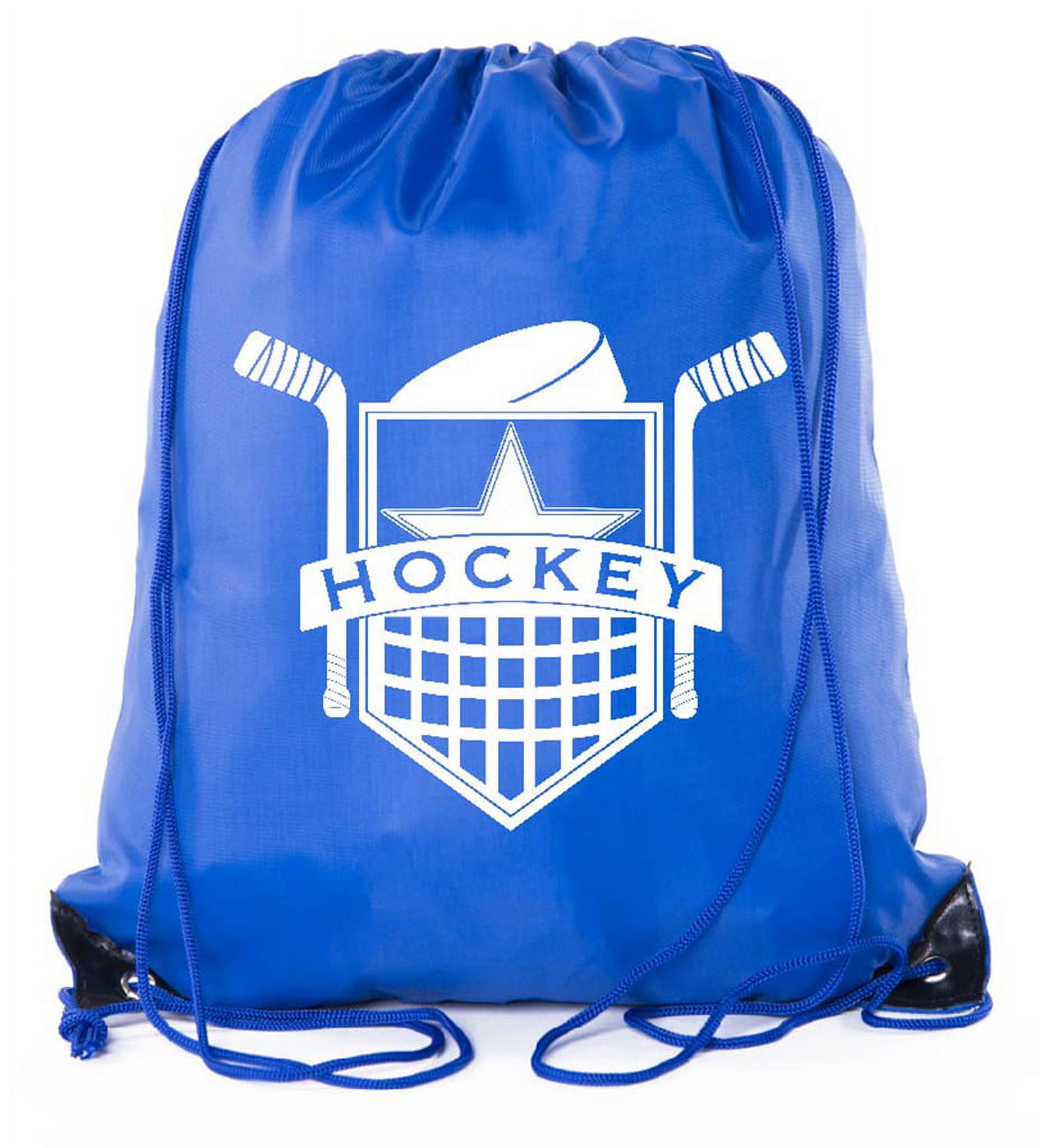 Hockey Party Bags | Hockey Drawstring backpacks for Birthdays, Team ...