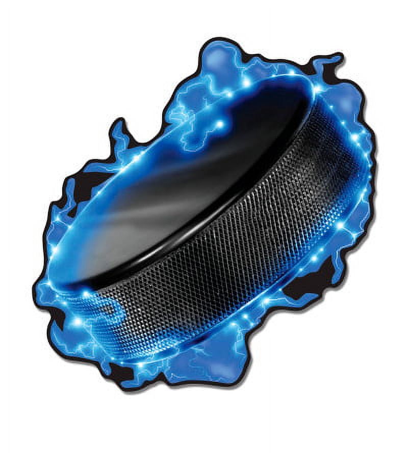 Hockey Puck - 5" Vinyl Sticker - For Car Laptop I-Pad - Waterproof ...