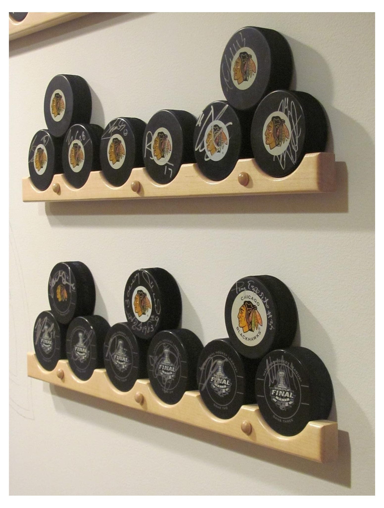 Hockey Puck Display CASE Holder/Rack (6) - Walmart.com