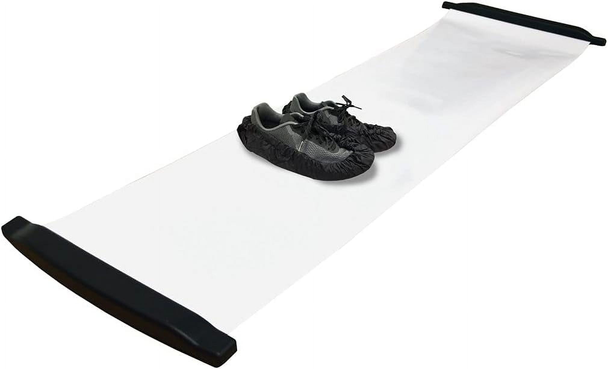 Hockey Slide Board with Booties, Workout Sliding Mat for Training ...