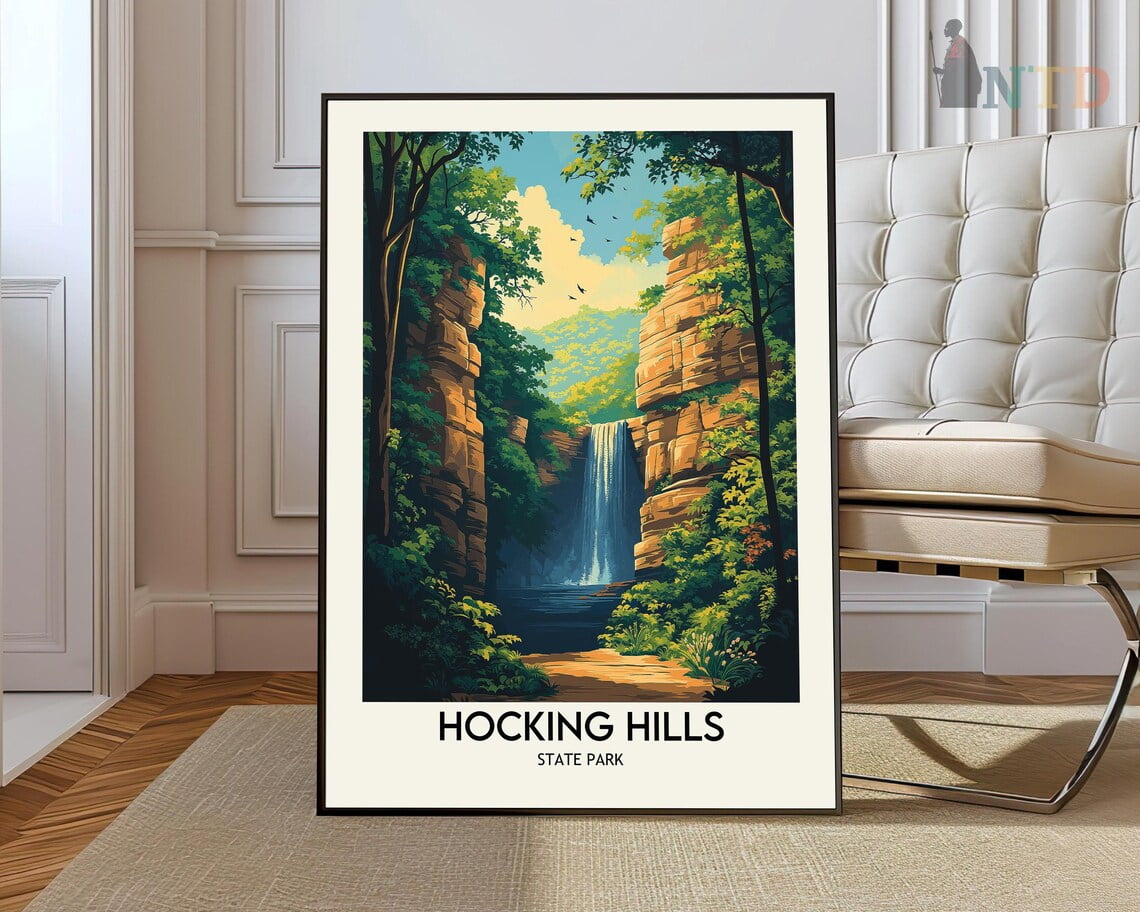 Hocking Hills State Park Print, Hocking Hills Wall Art, Hocking Hills ...