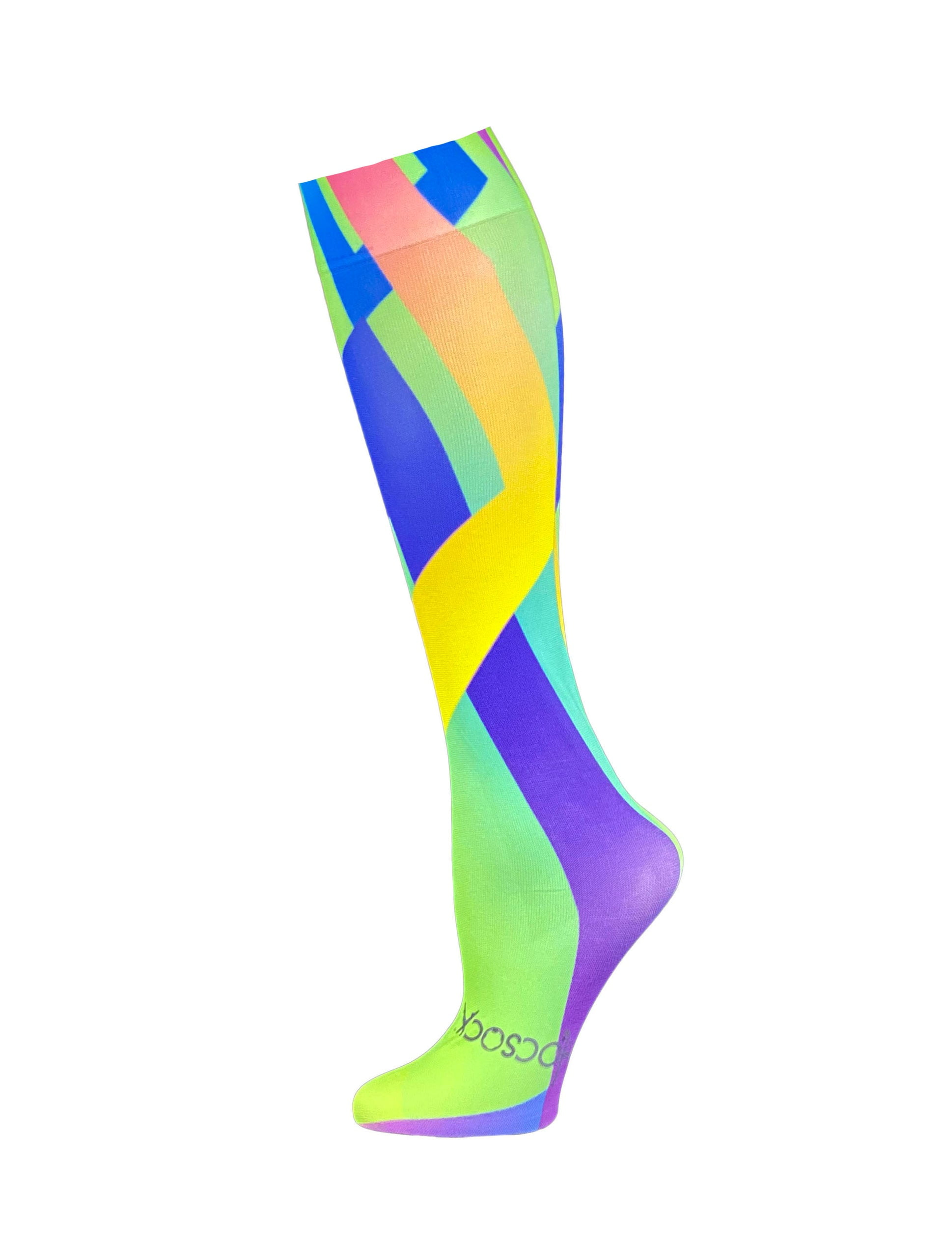 Hocsocx Geometric Green Socks (Small) Youth - Walmart.com
