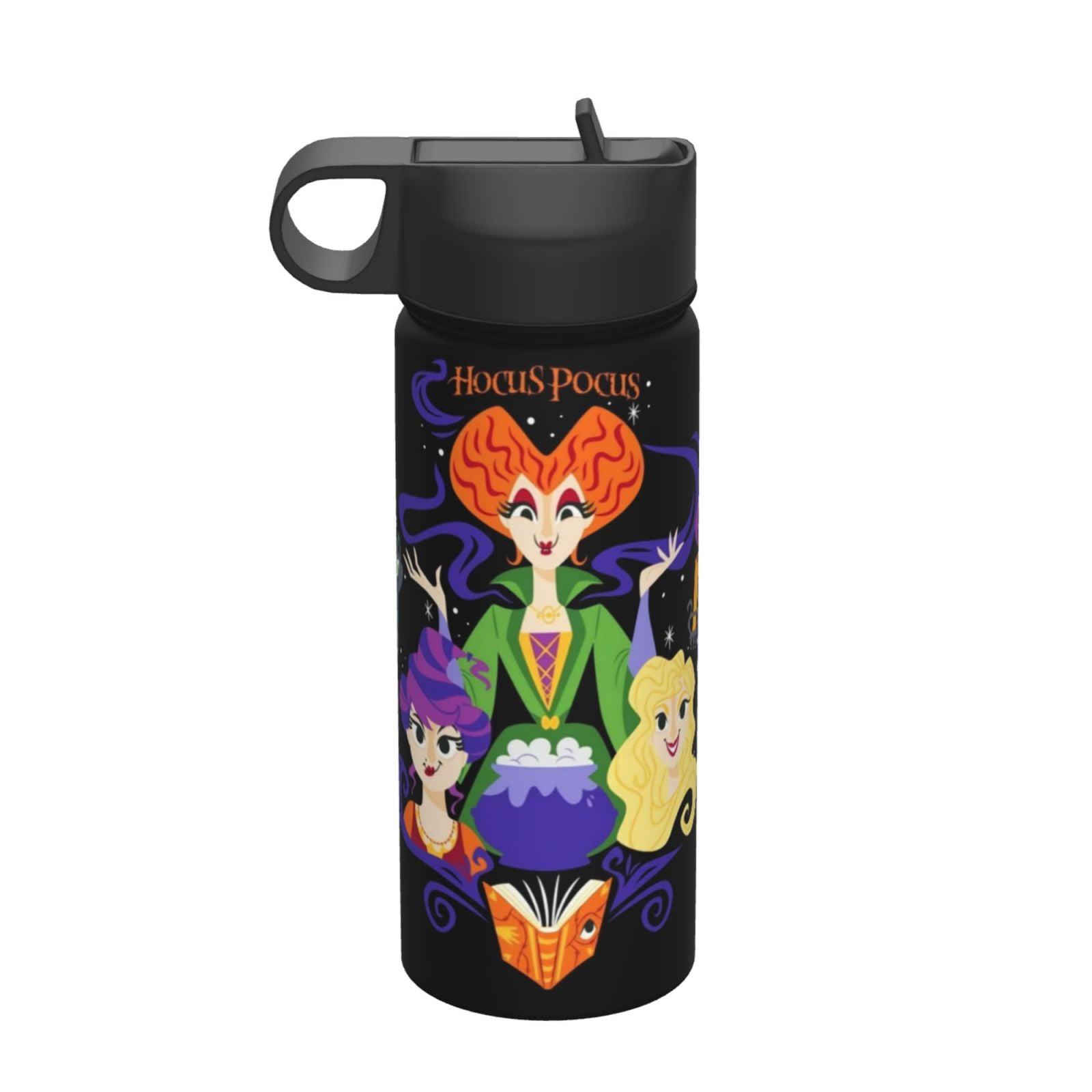 Hocus Pocus 18 Oz Insulated Water Bottle Stainless Steel Vacuum Leak ...