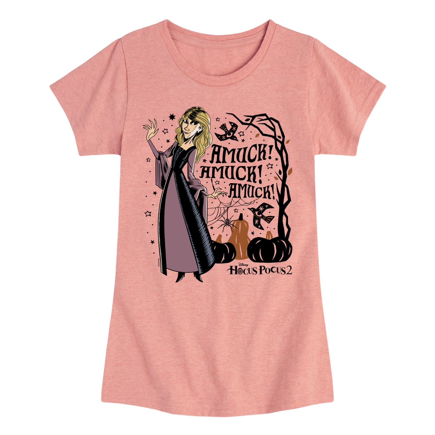 Hocus Pocus 2 - Amuck Sarah - Toddler And Youth Girls Short Sleeve ...