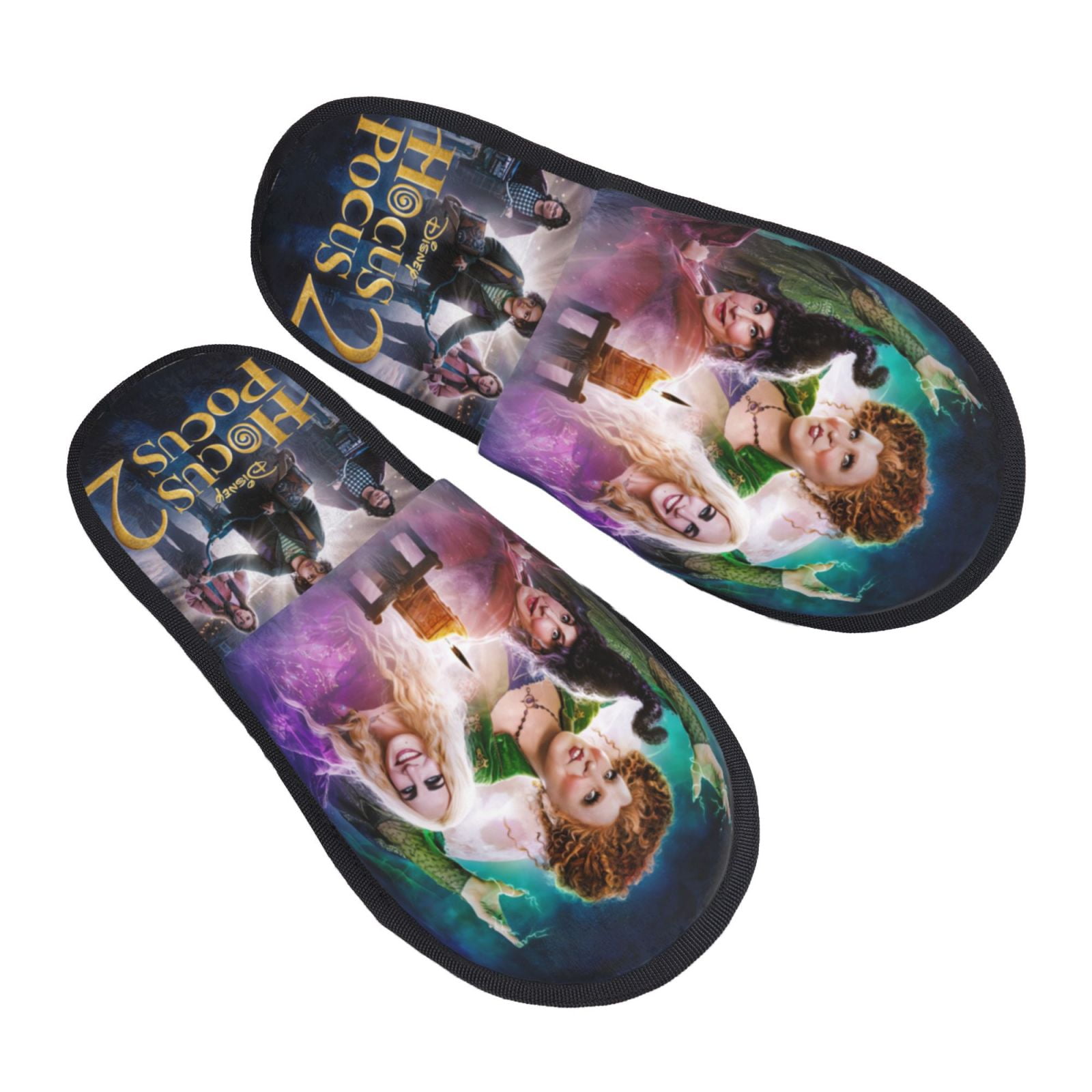 Hocus Pocus 2 Furry Slippers For Men Women Fuzzy House Slippers Winter ...