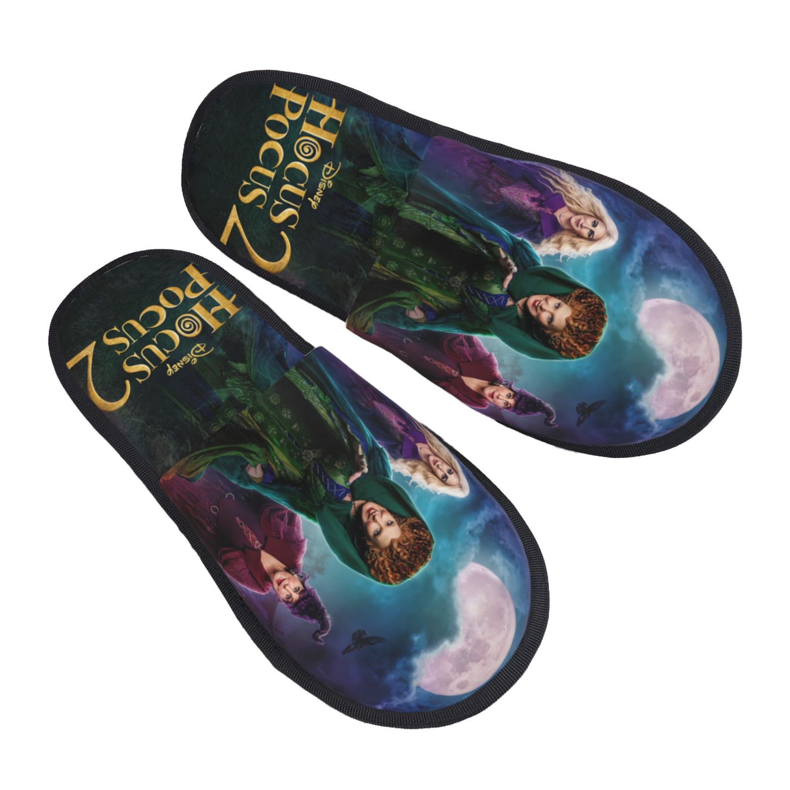 Hocus Pocus 2 Furry Slippers For Men Women Fuzzy House Slippers Winter ...