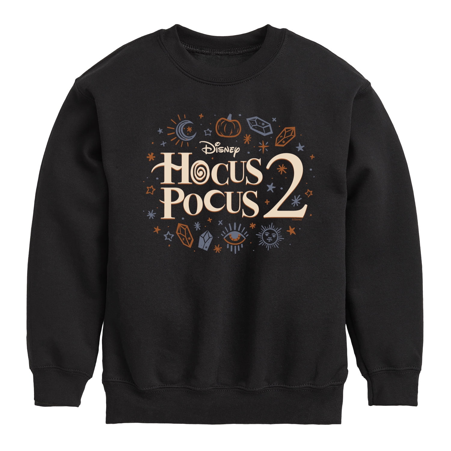 Hocus Pocus 2 - Logo With Icons - Toddler And Youth Crewneck Fleece ...