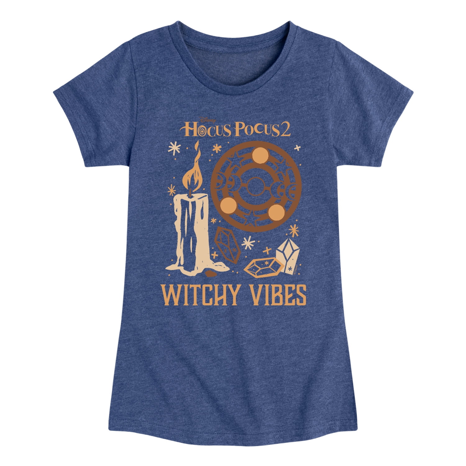 Hocus Pocus 2 - Witchy Vibes - Toddler And Youth Girls Short Sleeve Graphic T-Shirt - Walmart.com