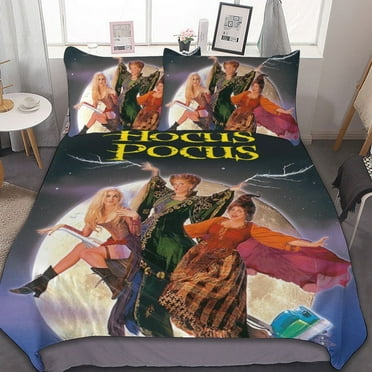 Hocus Pocus 3-Piece Bedding Set Warm And Comfortable Soft Duvet Cover ...