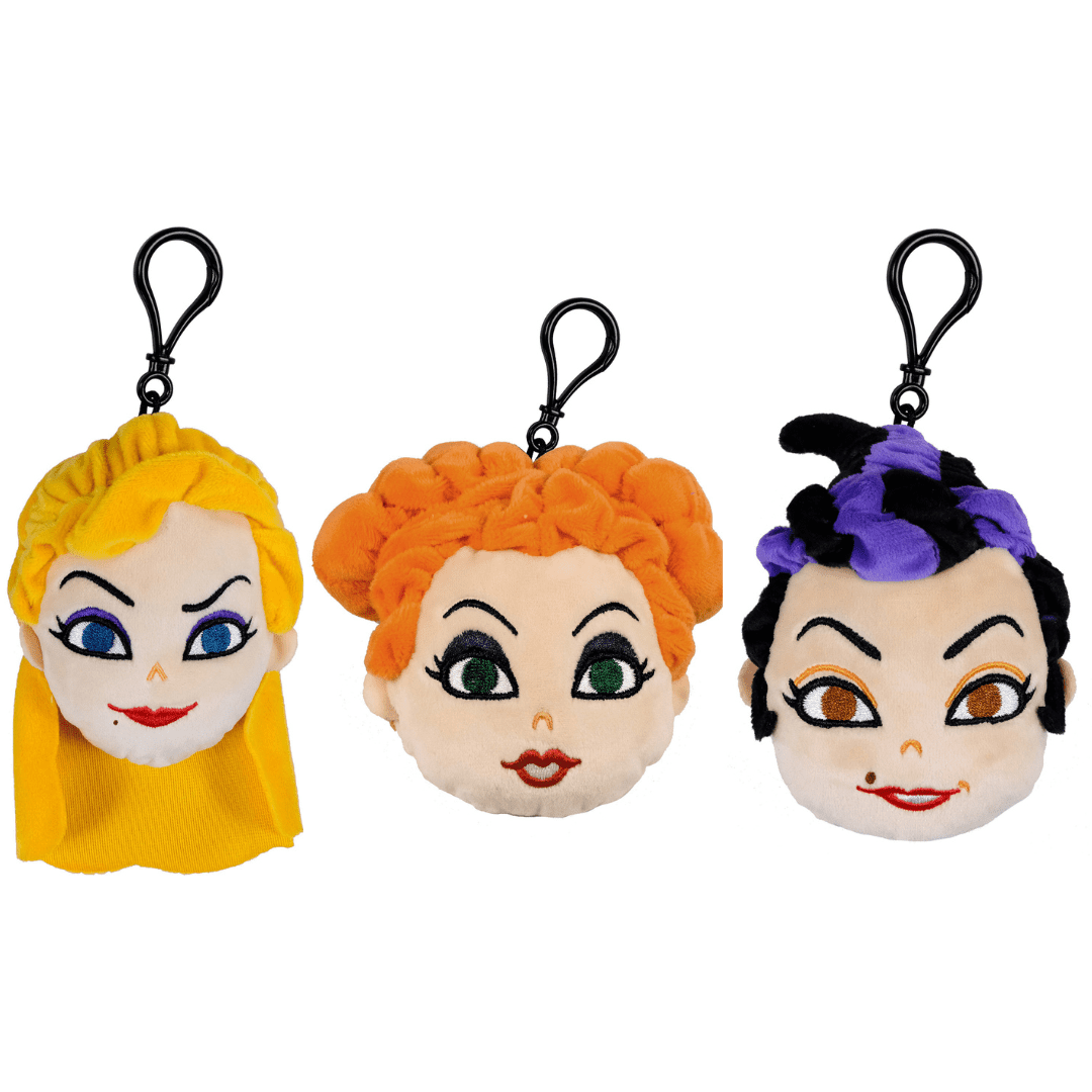 Hocus Pocus 3 Piece Plush Clip Set, Multi-Color - Walmart.com