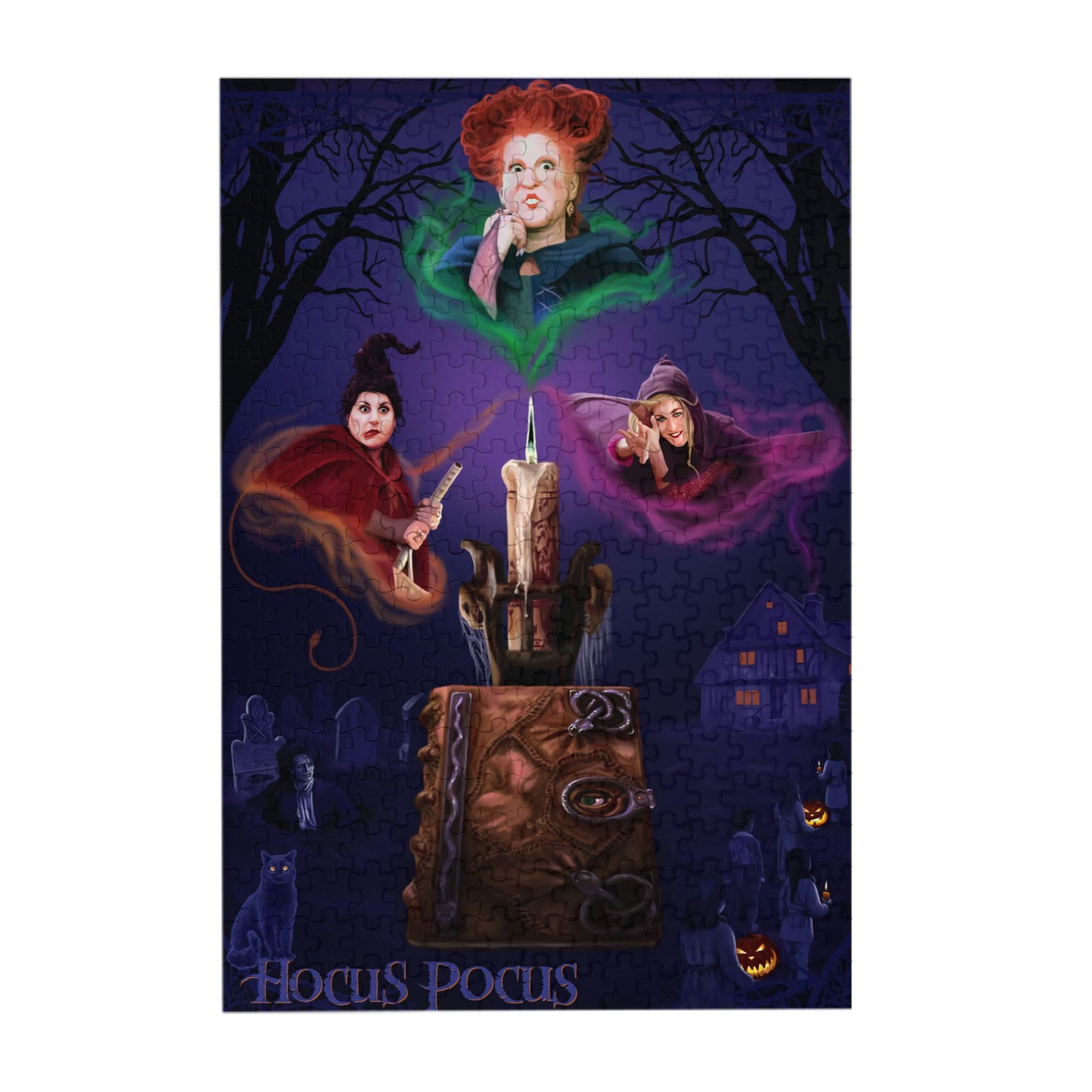 Hocus Pocus 300 Piece Puzzles,Wooden Jigsaw Puzzle,Home Decor Birthday ...