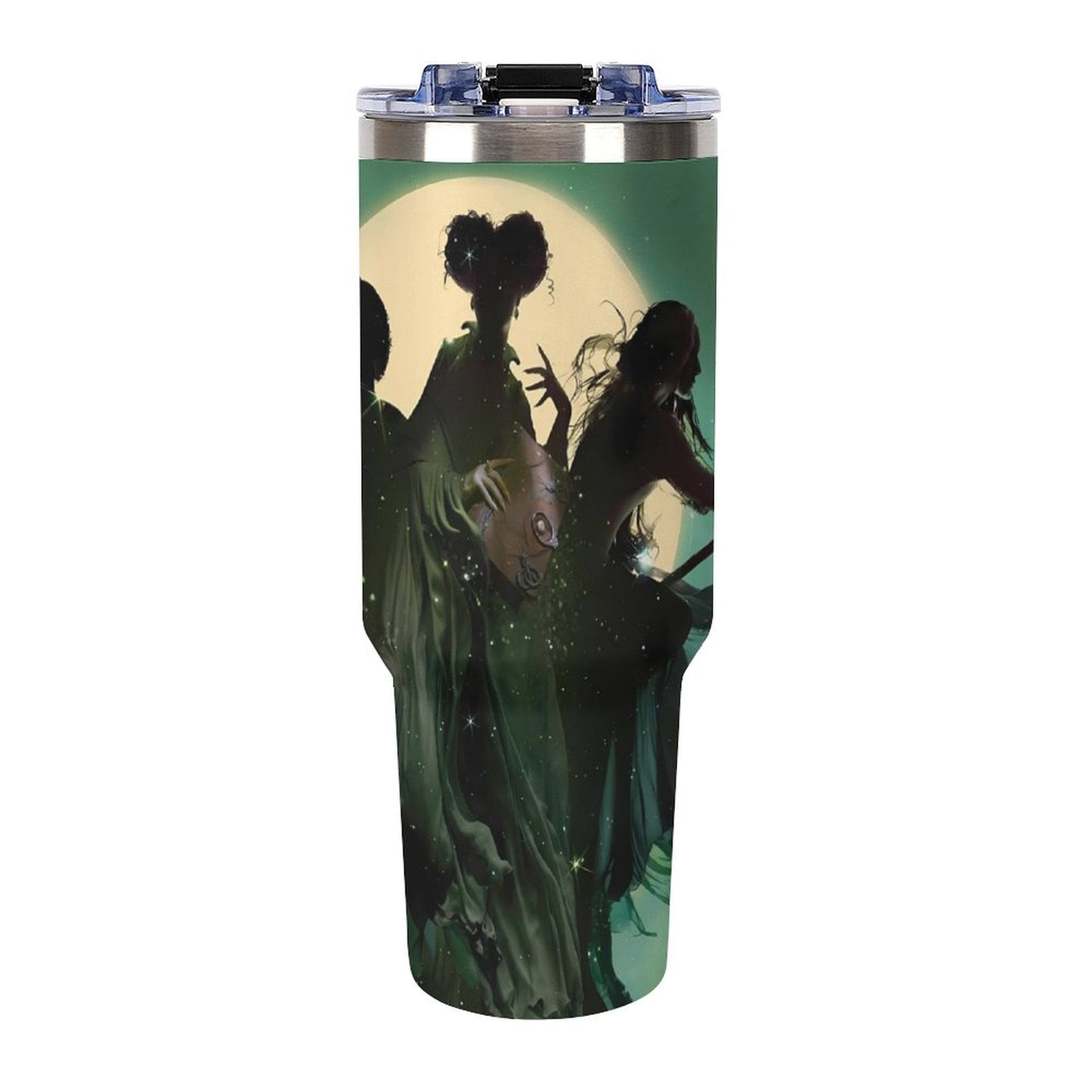 Hocus Pocus 40 Oz Large Capacity Car Cup With Lid And Straw Stainless ...