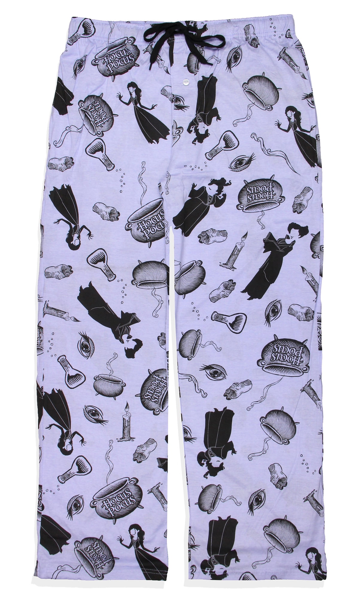 Hocus Pocus Adult Sanderson Sisters Candle Cauldron Lounge Pajama Pants ...