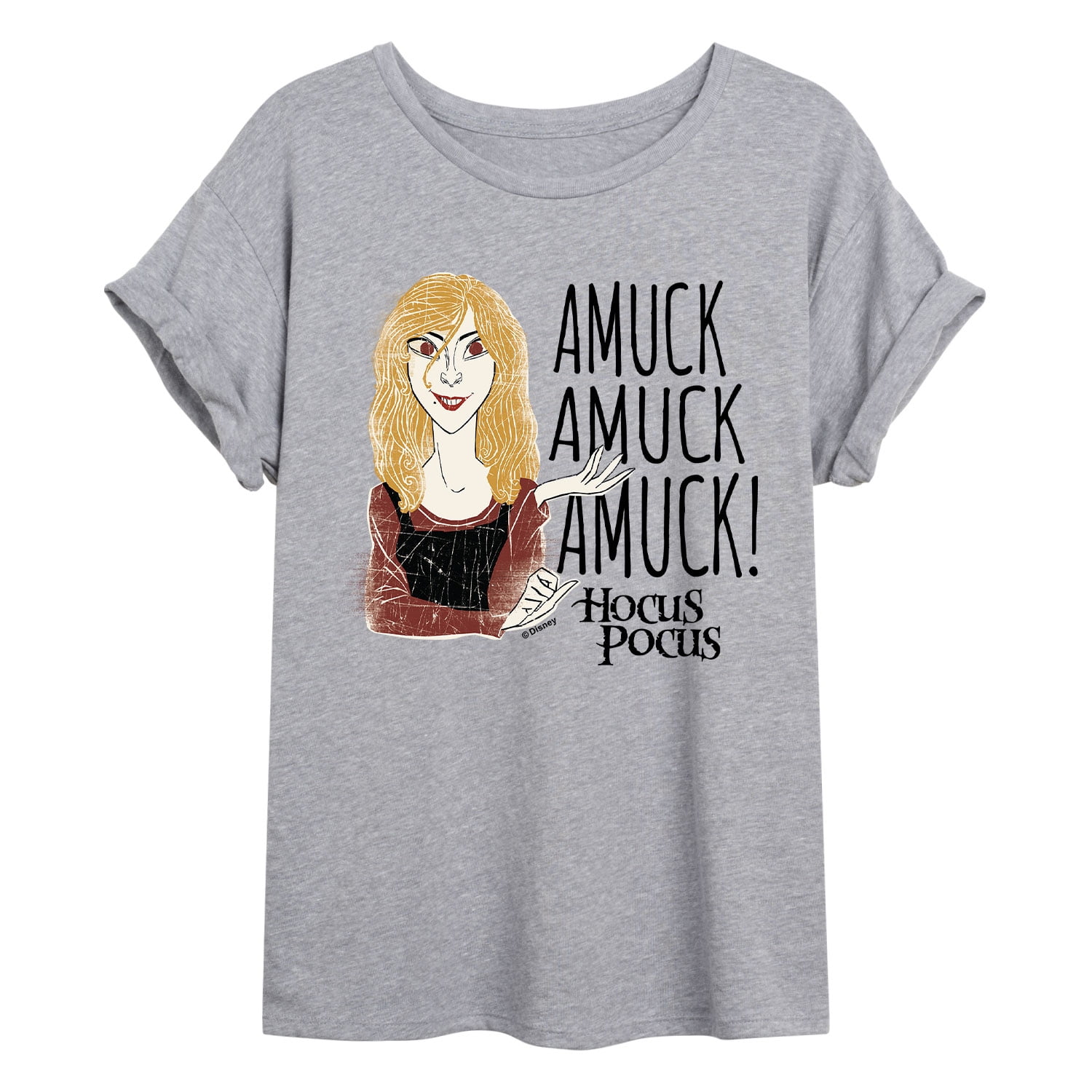 Hocus Pocus - Amuck Amuck Amuck - Women's Oversized T-Shirt - Walmart.com
