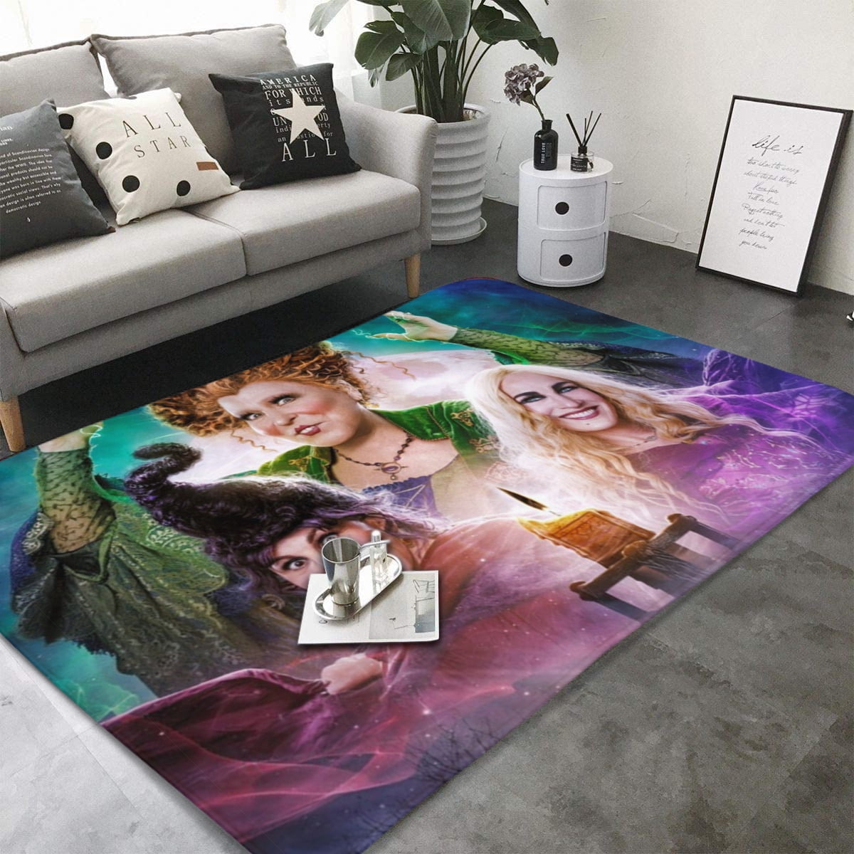 Hocus Pocus Anime 3D Printed Carpet for Boys Girls Kids Baby Bedroom ...
