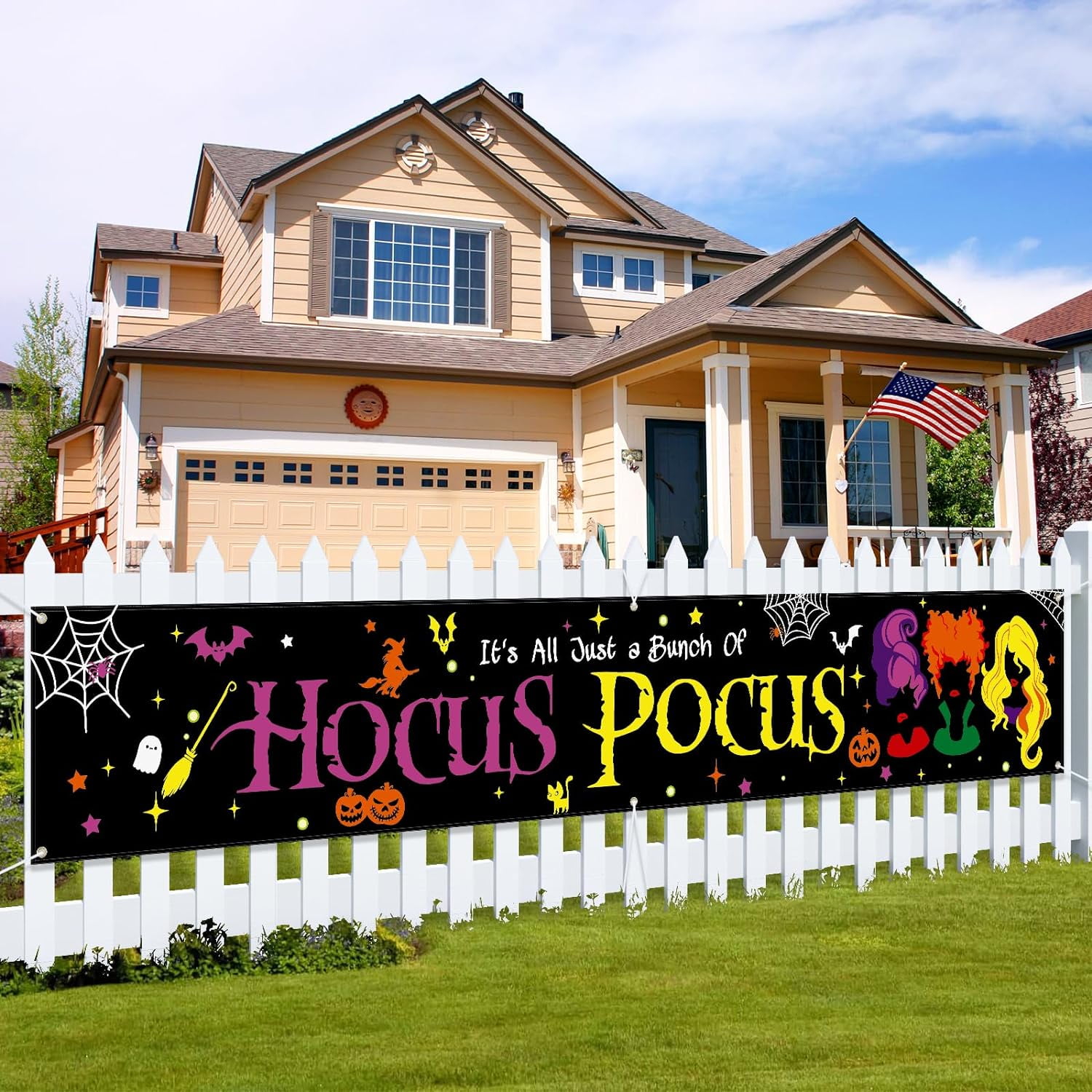 Hocus Pocus Banner Decorations It's All Just a Bunch of Hocus Pocus ...