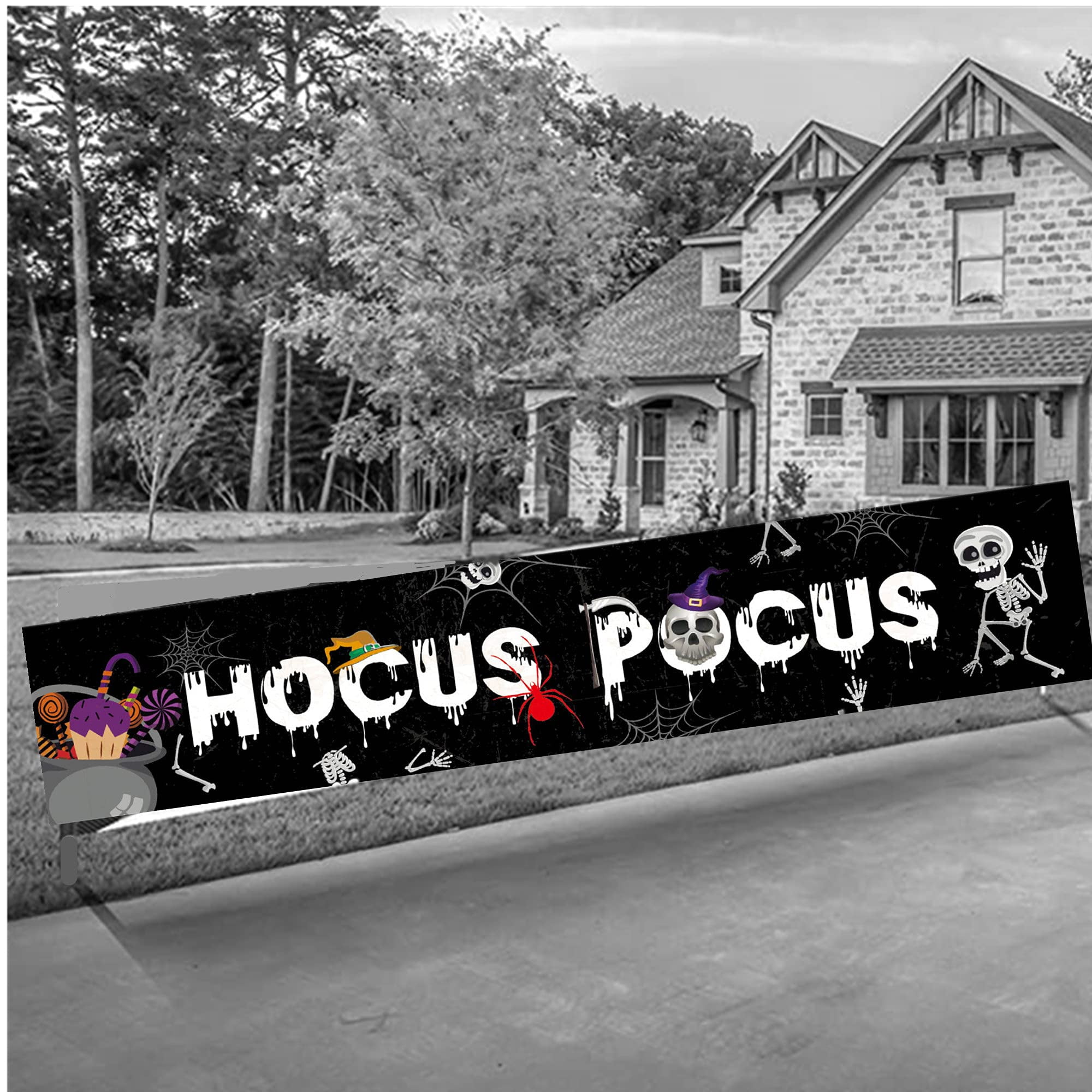 Hocus Pocus Banner It's Just A Bunch of Hocus Pocus Yard Sign ...