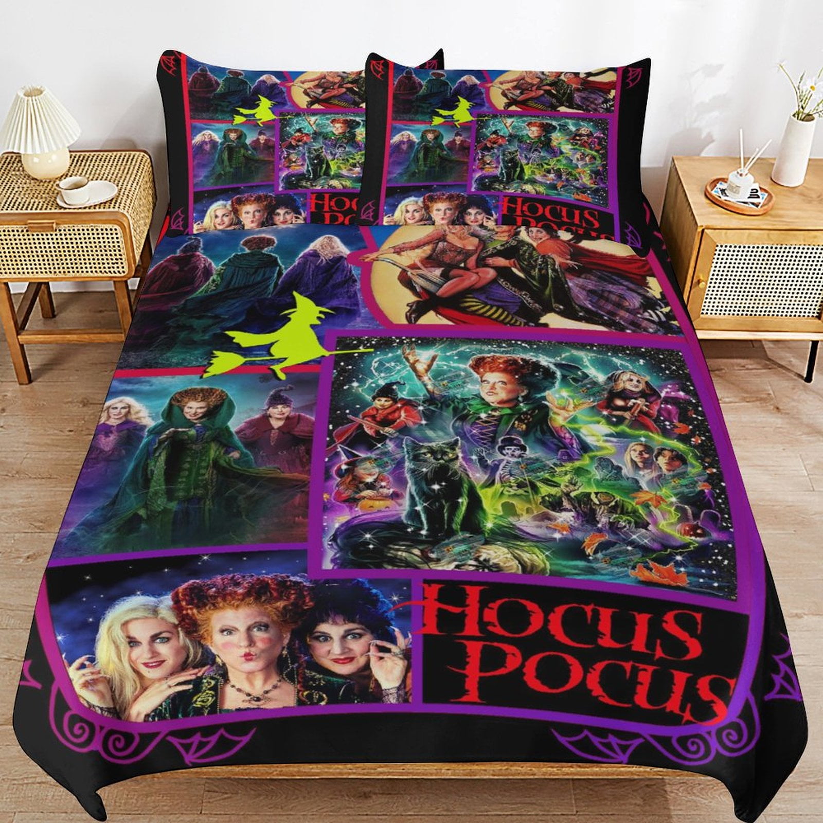 Hocus Pocus Bed Duvet Cover Microfiber Bedding Sets 3D Printed ...