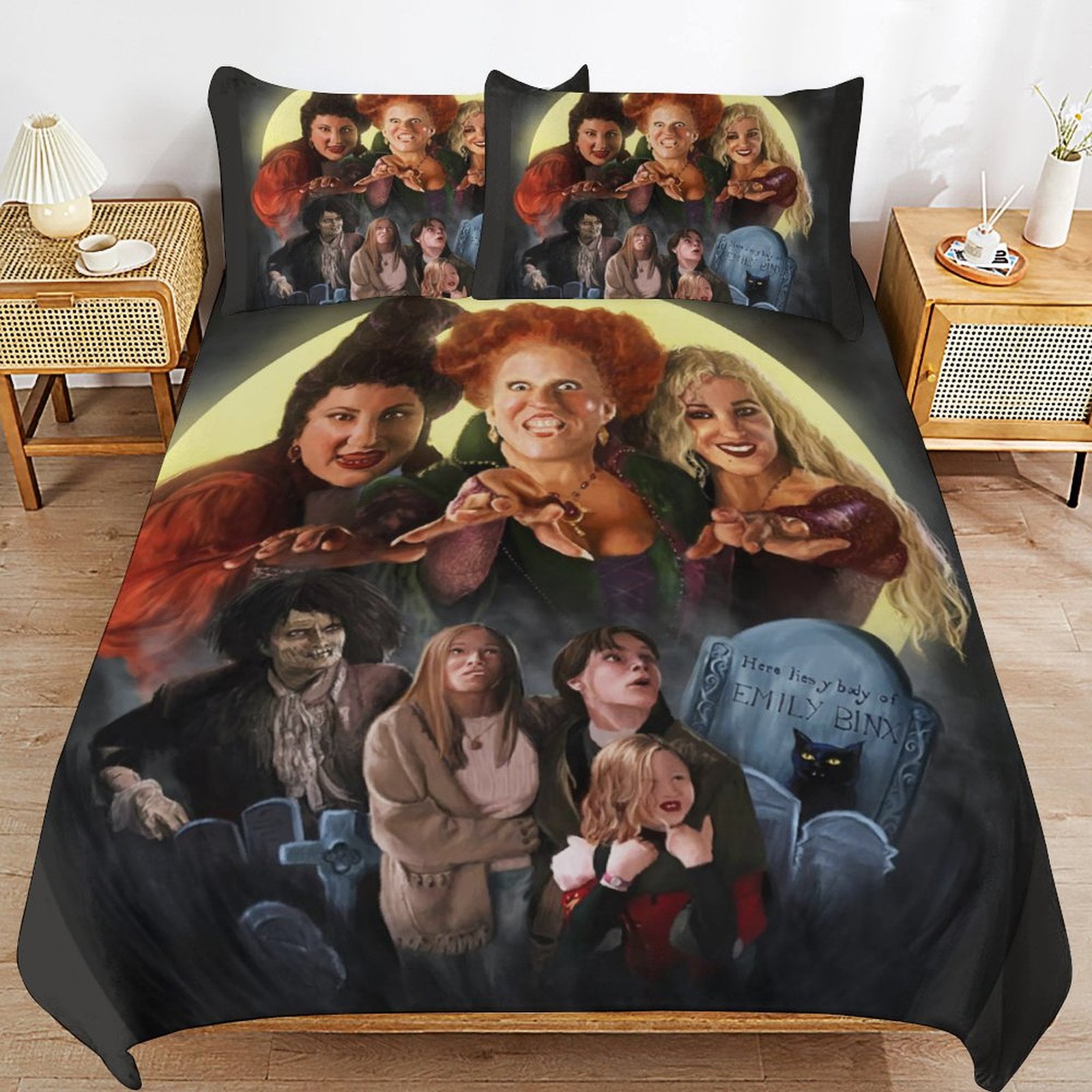 Hocus Pocus Bed Duvet Cover Microfiber Bedding Sets 3D Printed ...
