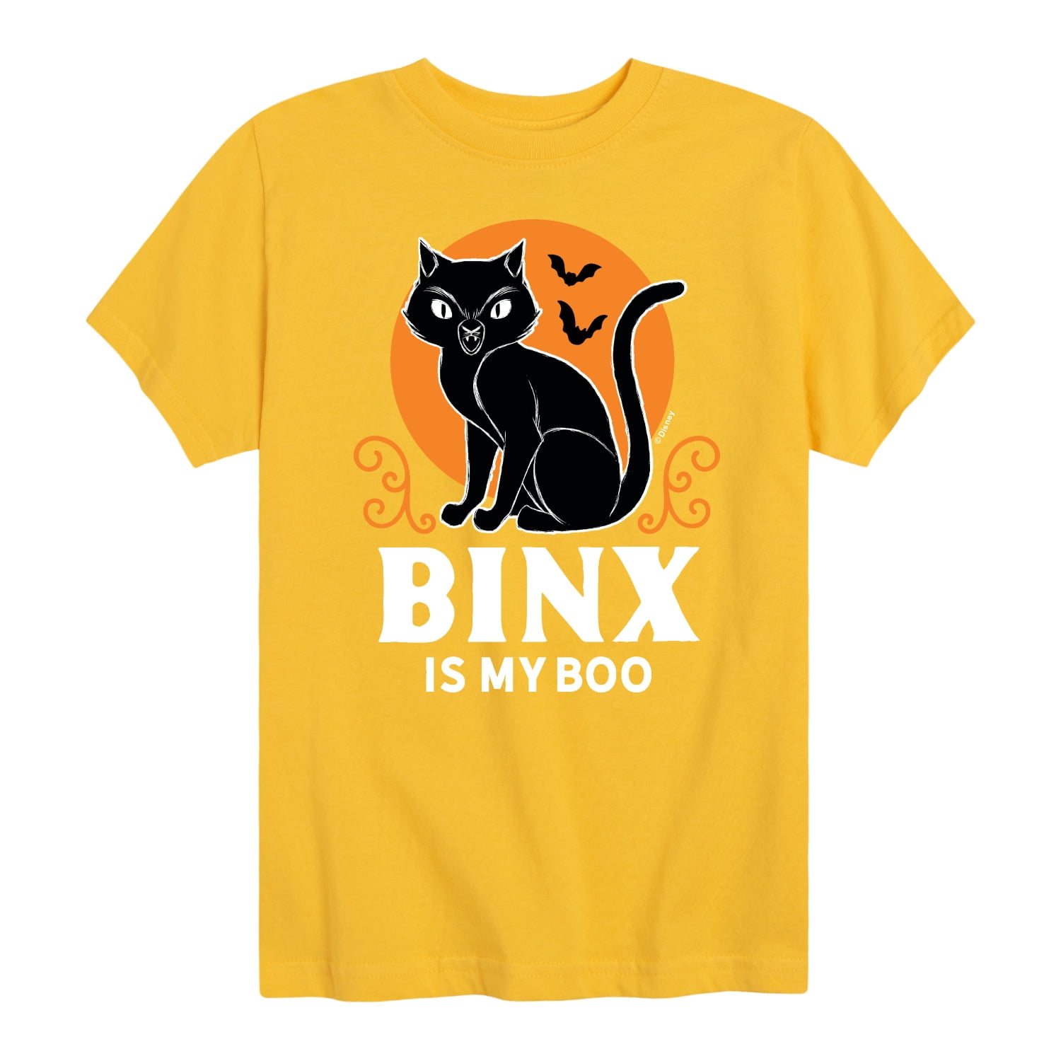 Hocus Pocus - Binx Is My Boo - Youth Short Sleeve Graphic T-Shirt ...