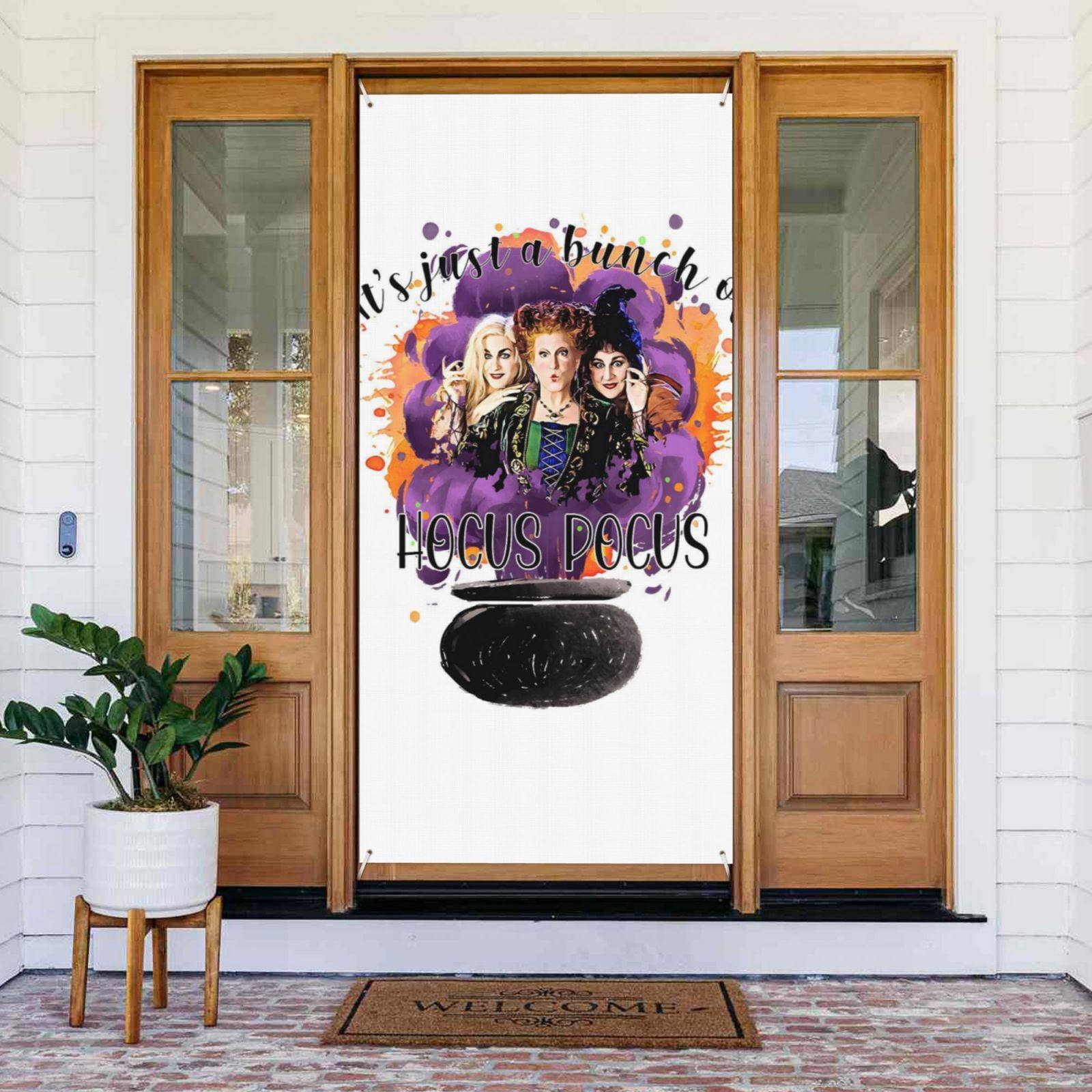 Hocus Pocus Birthday Party Door Banner Decorative For Front Door Walls ...